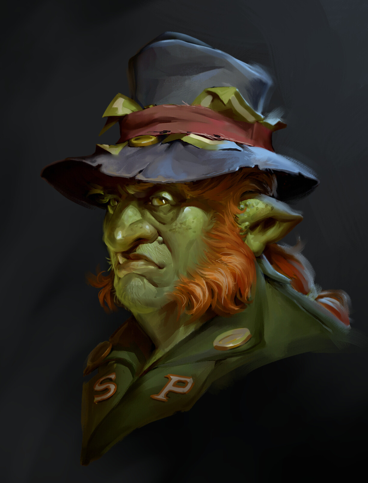 ArtStation - Saint Patrick Portrait