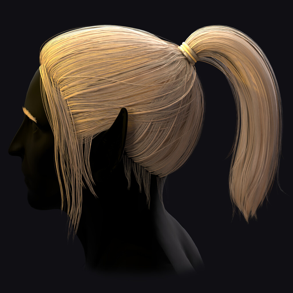 ArtStation - Ponytail - Realtime