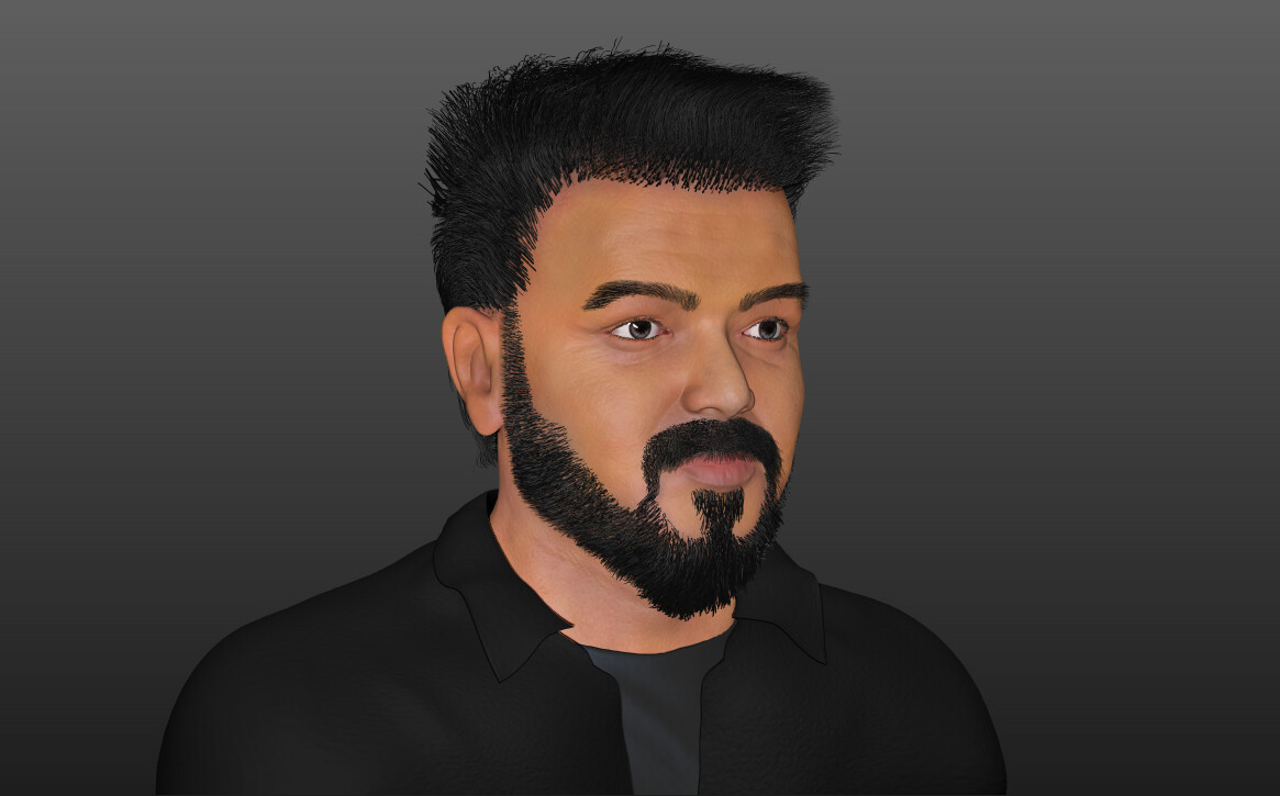 ArtStation - Thalapathy vijay Leo look 3D