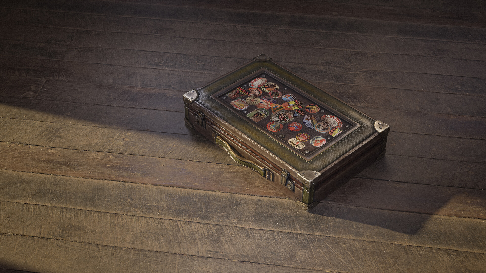 ArtStation - Stylized Leather Suitcase