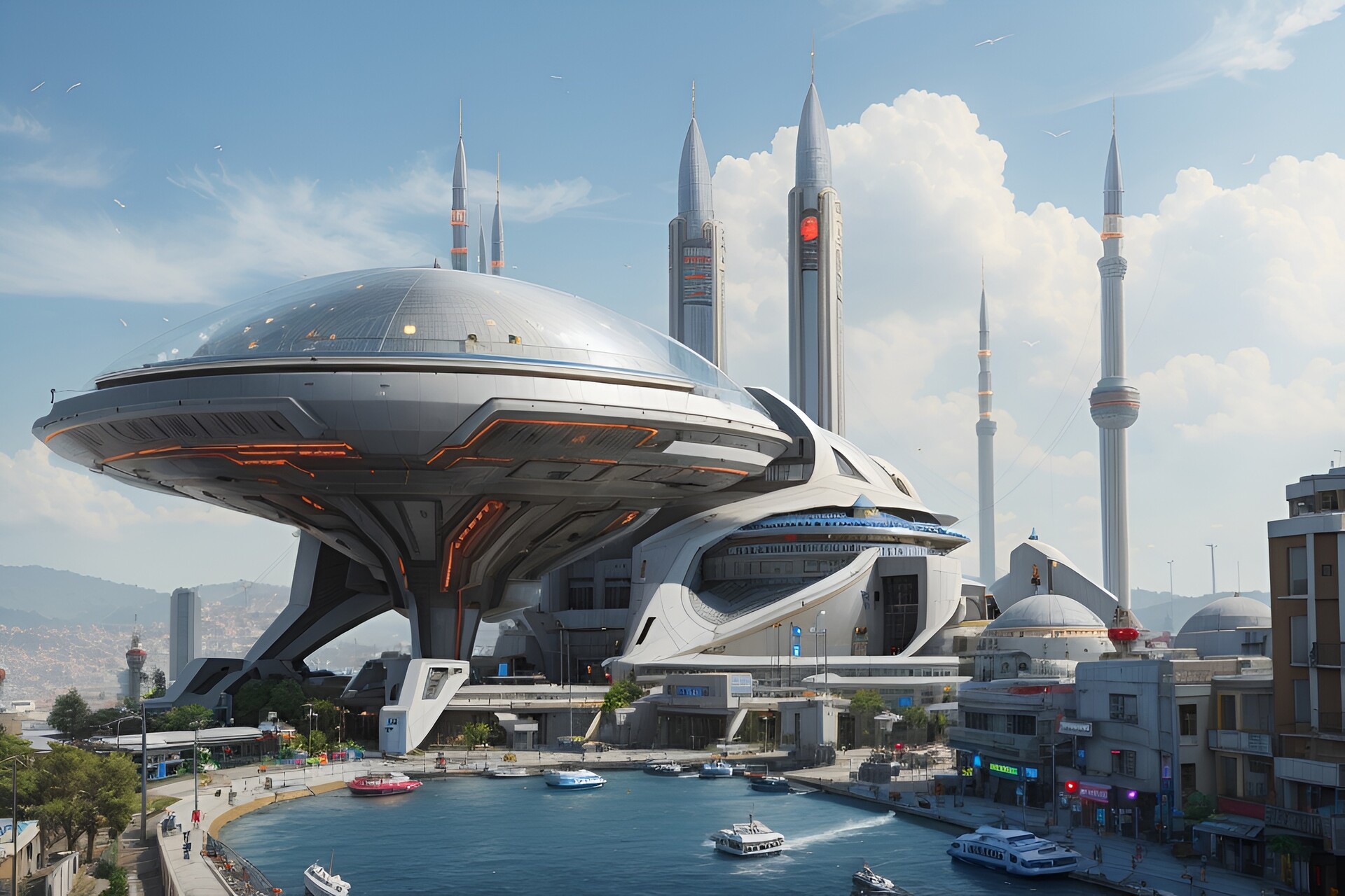 ArtStation - Sci-fi Istanbul