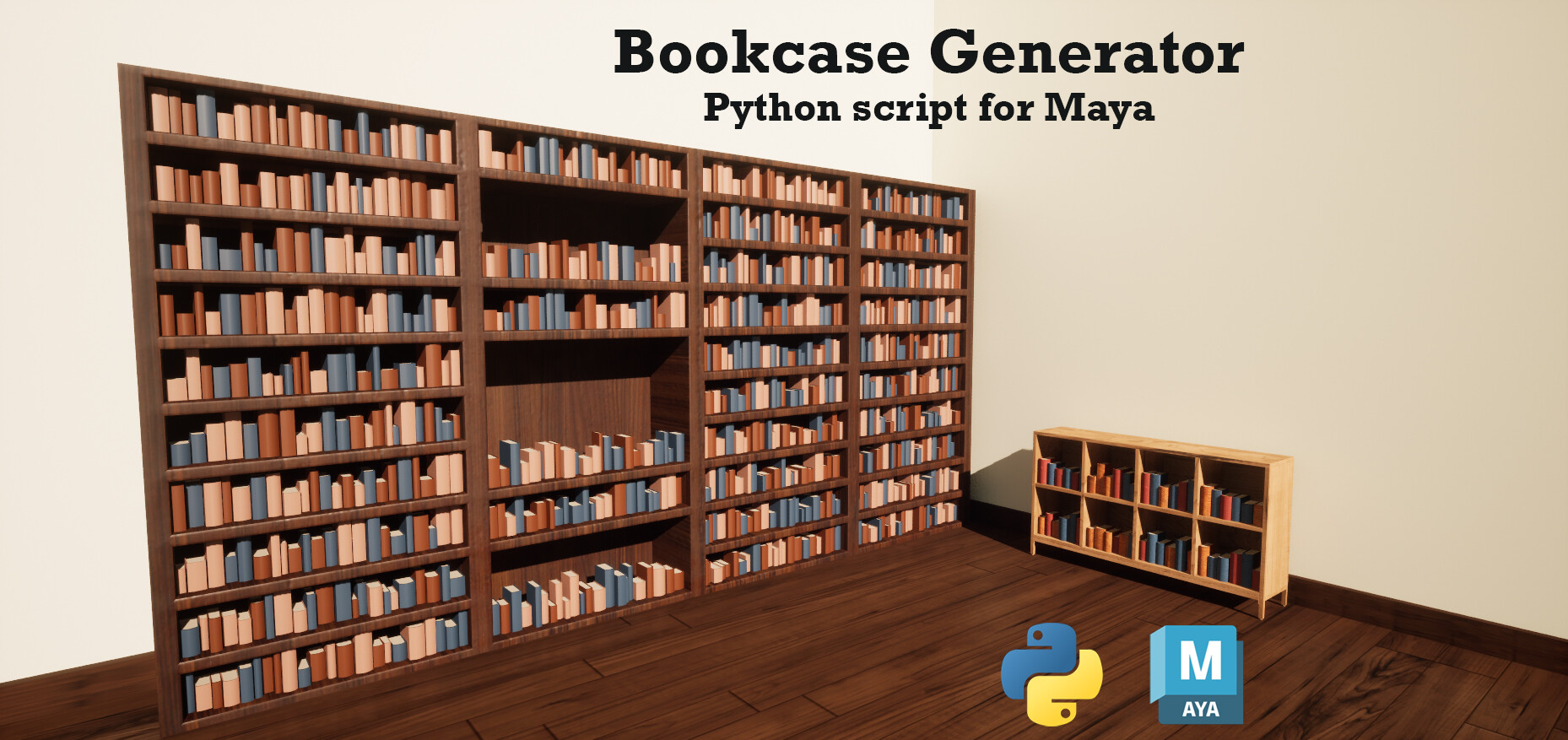 ArtStation - Bookcase generator