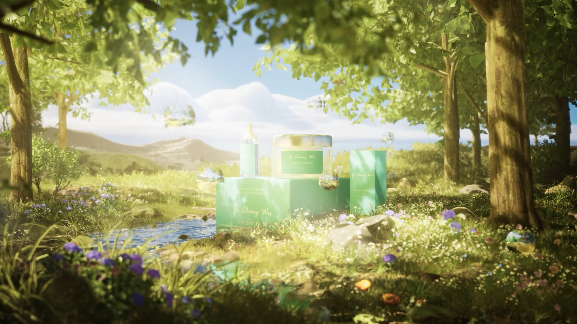 ArtStation - Cosmetics in Forest