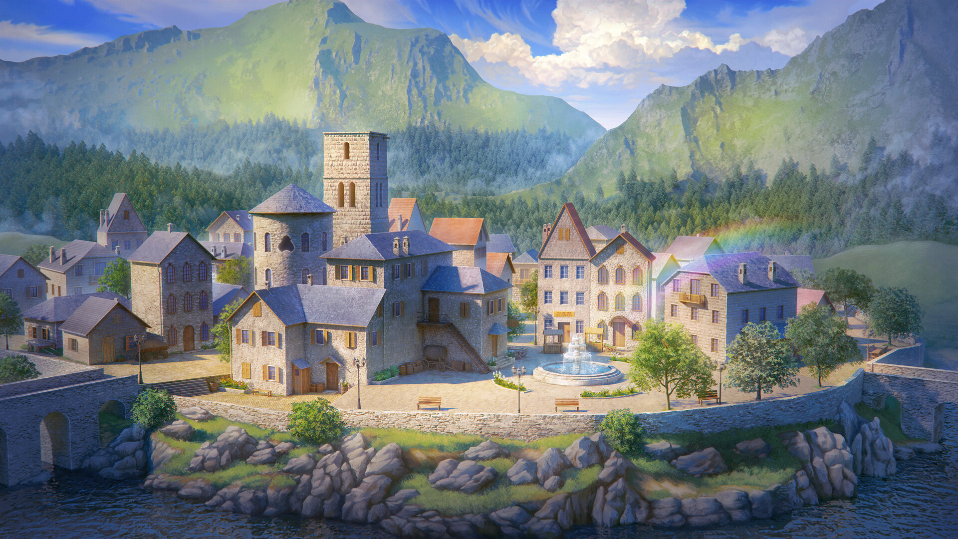 ArtStation - Fantasy village