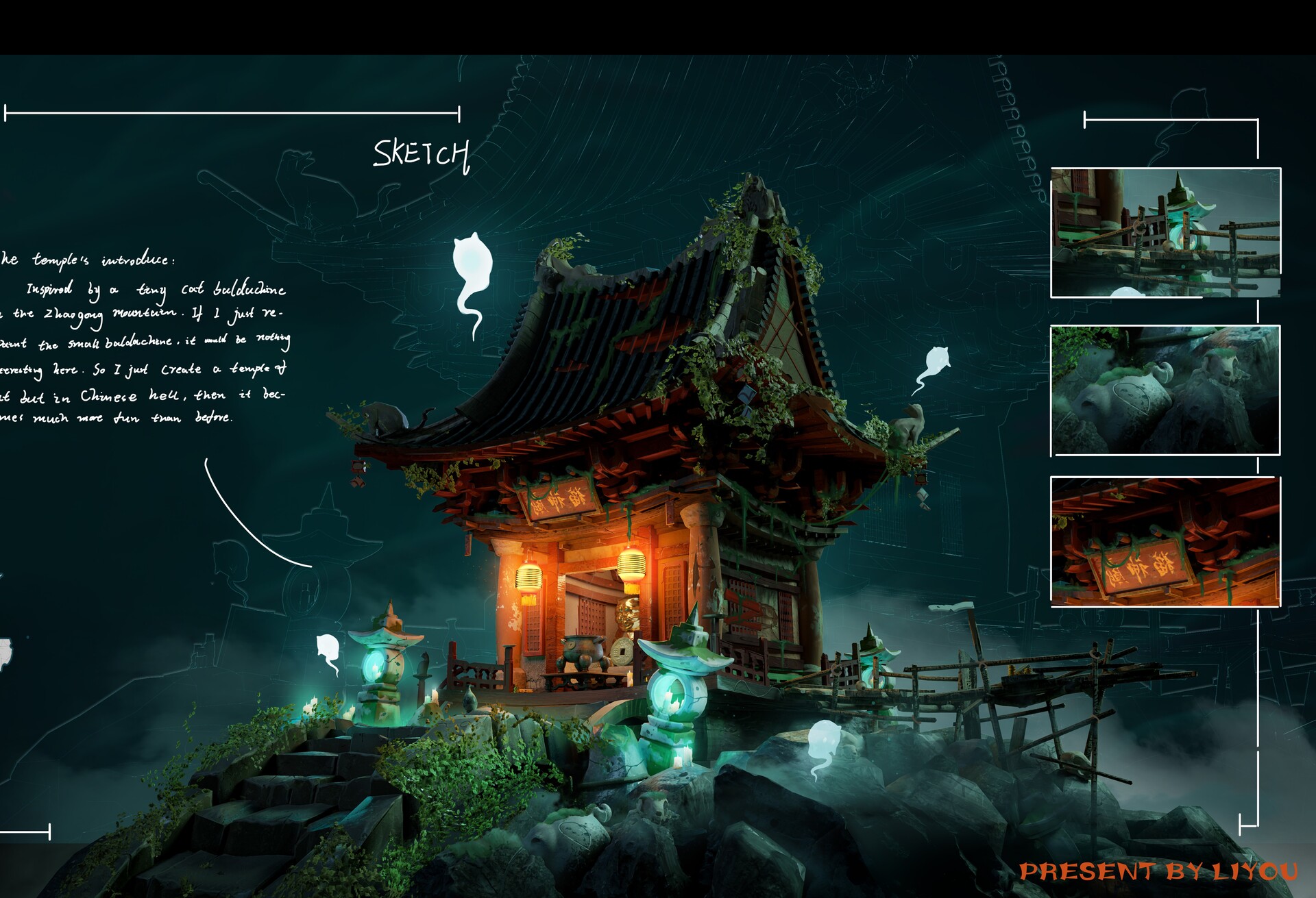 ArtStation - The temple of Miao