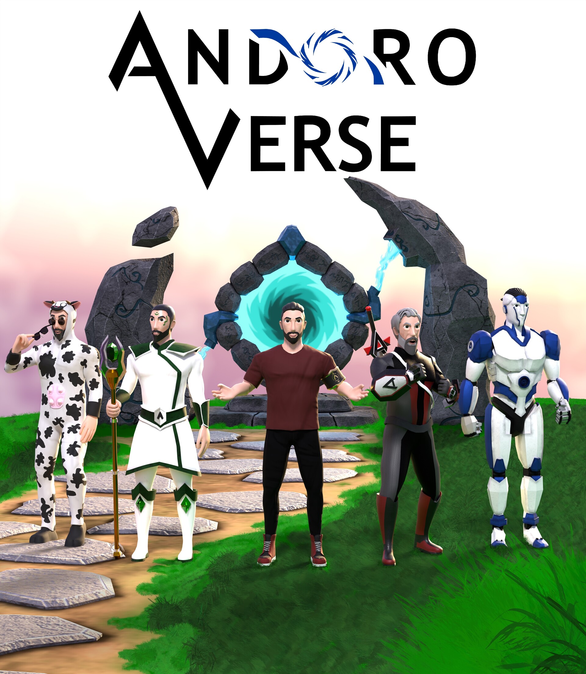 ArtStation - Andoro Verse - Videogame character modelling