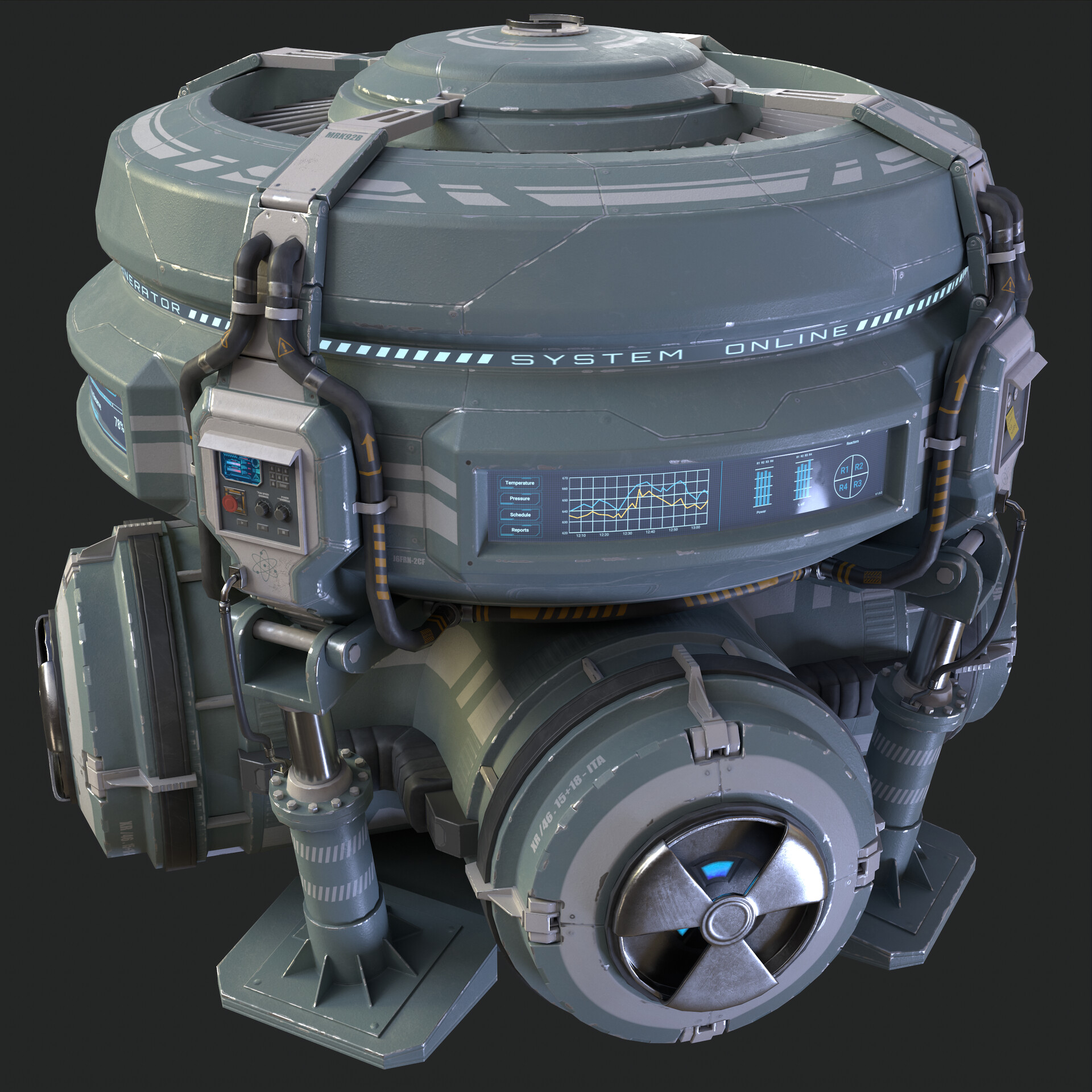 ArtStation - Gravity generator - 3D model
