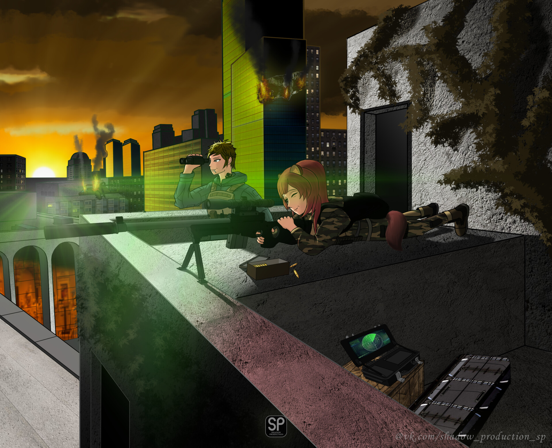 ArtStation - Custom art "Battle Tactics" Customer - Xarius Robula