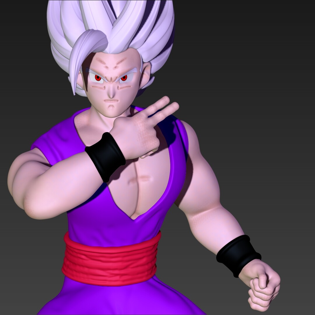 ArtStation - Gohan Beast – 3D sculpture