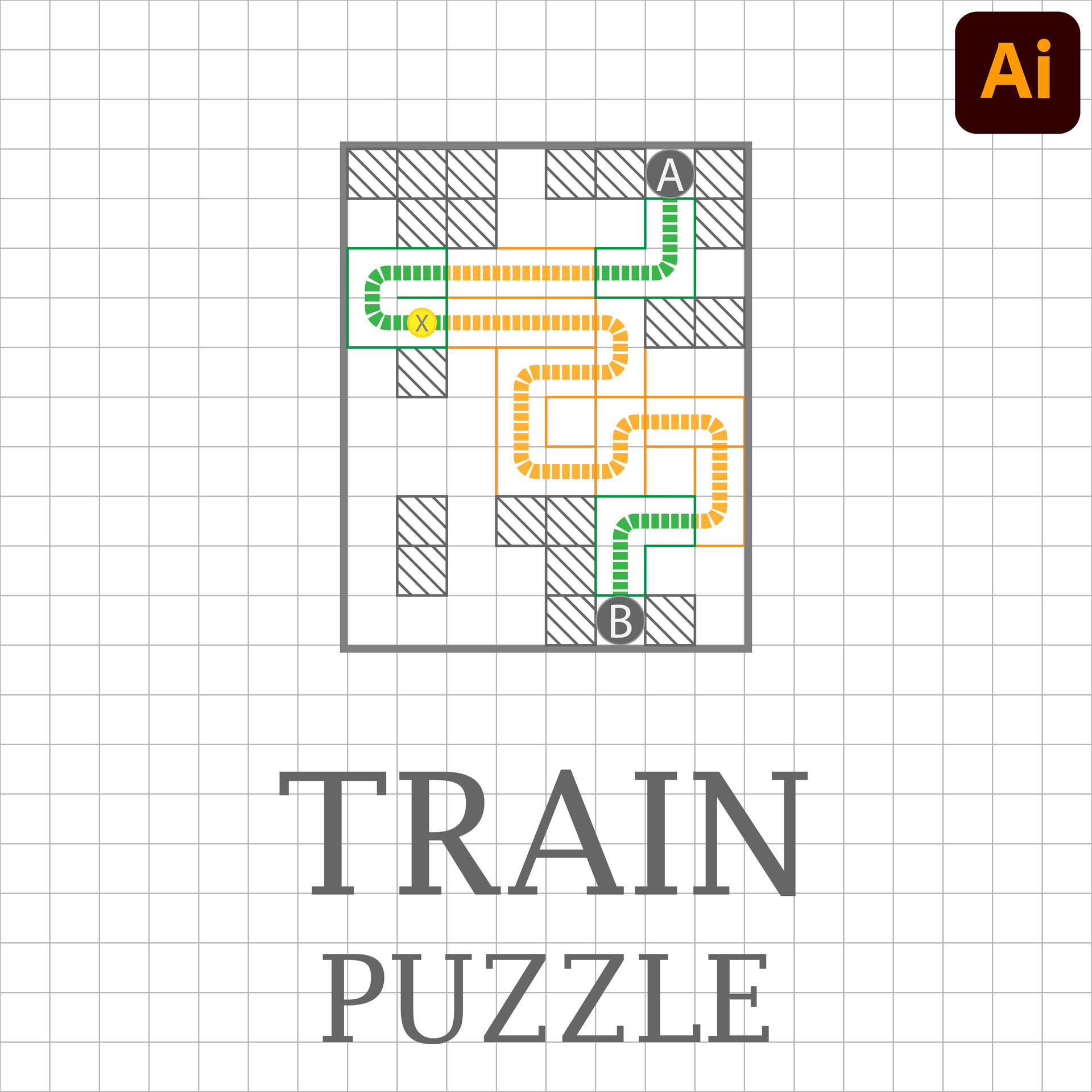 ArtStation - Train Puzzle