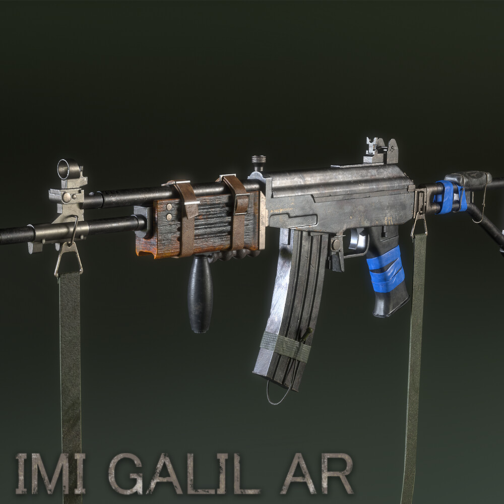 ArtStation - IMI Galil AR Customized