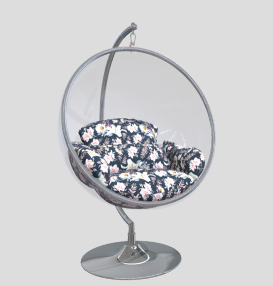ArtStation - Indoor Glass Ball Chair Swing