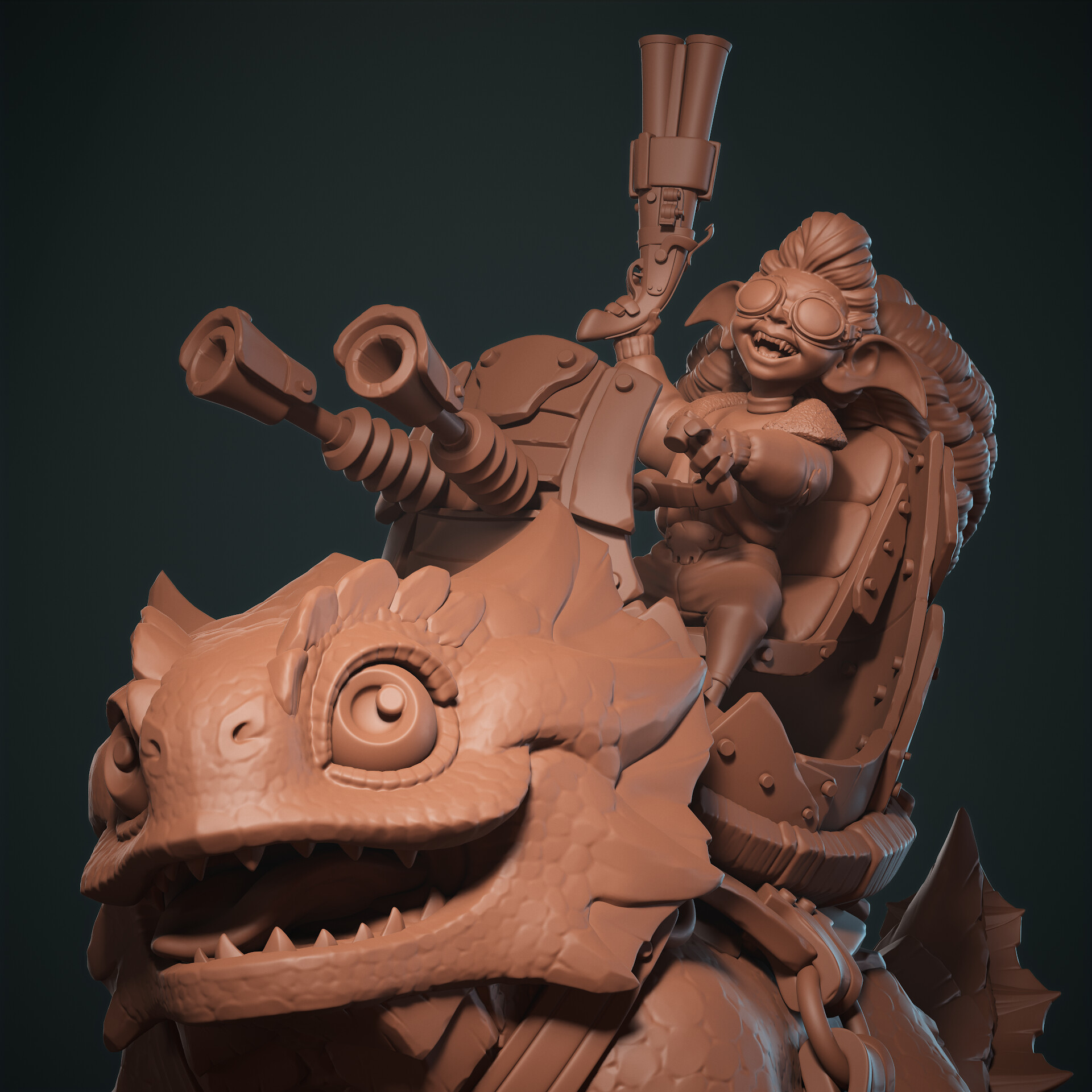 ArtStation - Snapfire | Dota 2 fanart | WIP