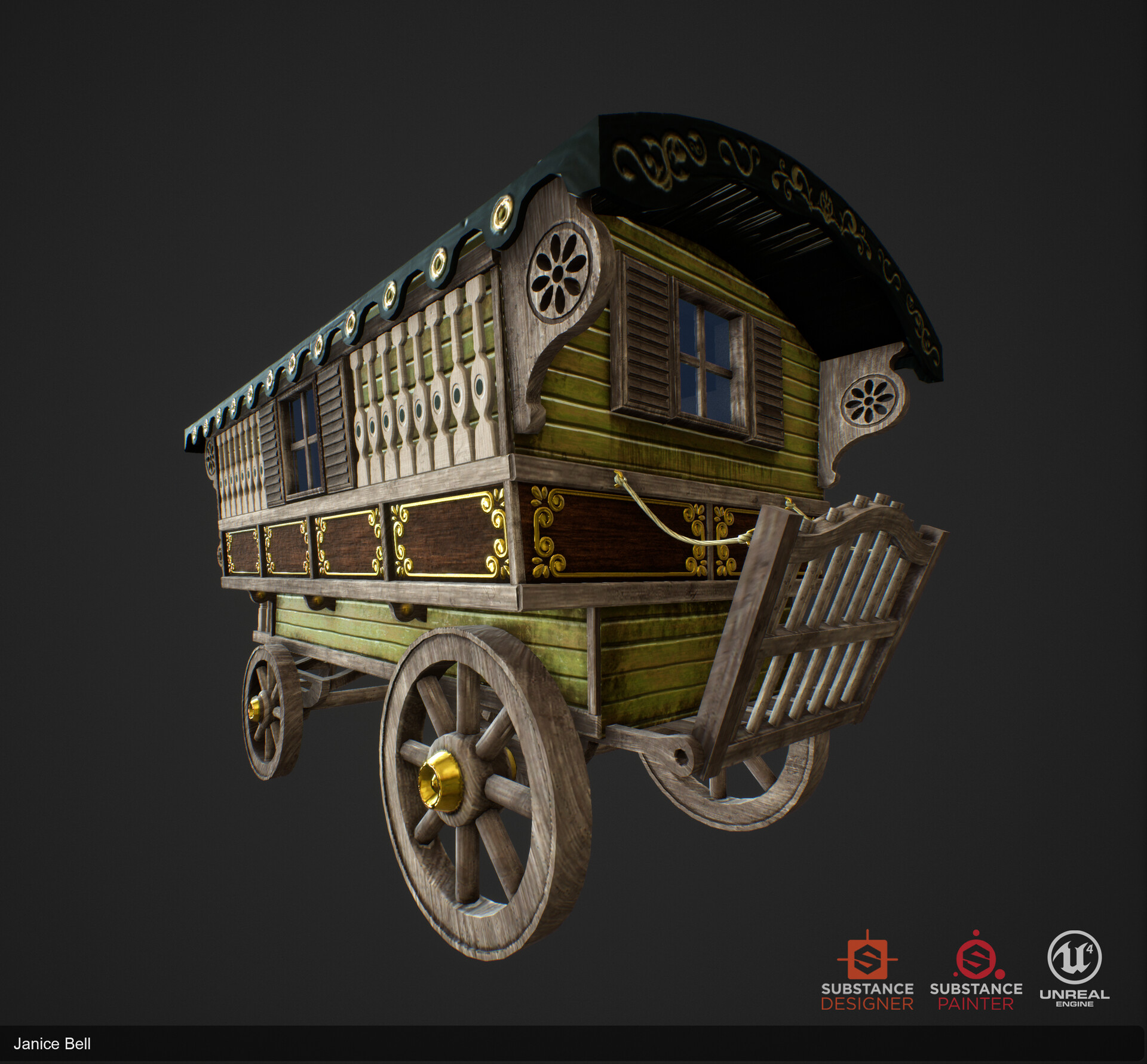 ArtStation - Vardo Wagon