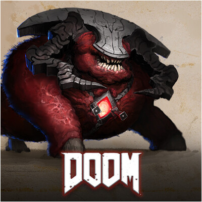 ArtStation - Doom - Fan Demon Concept