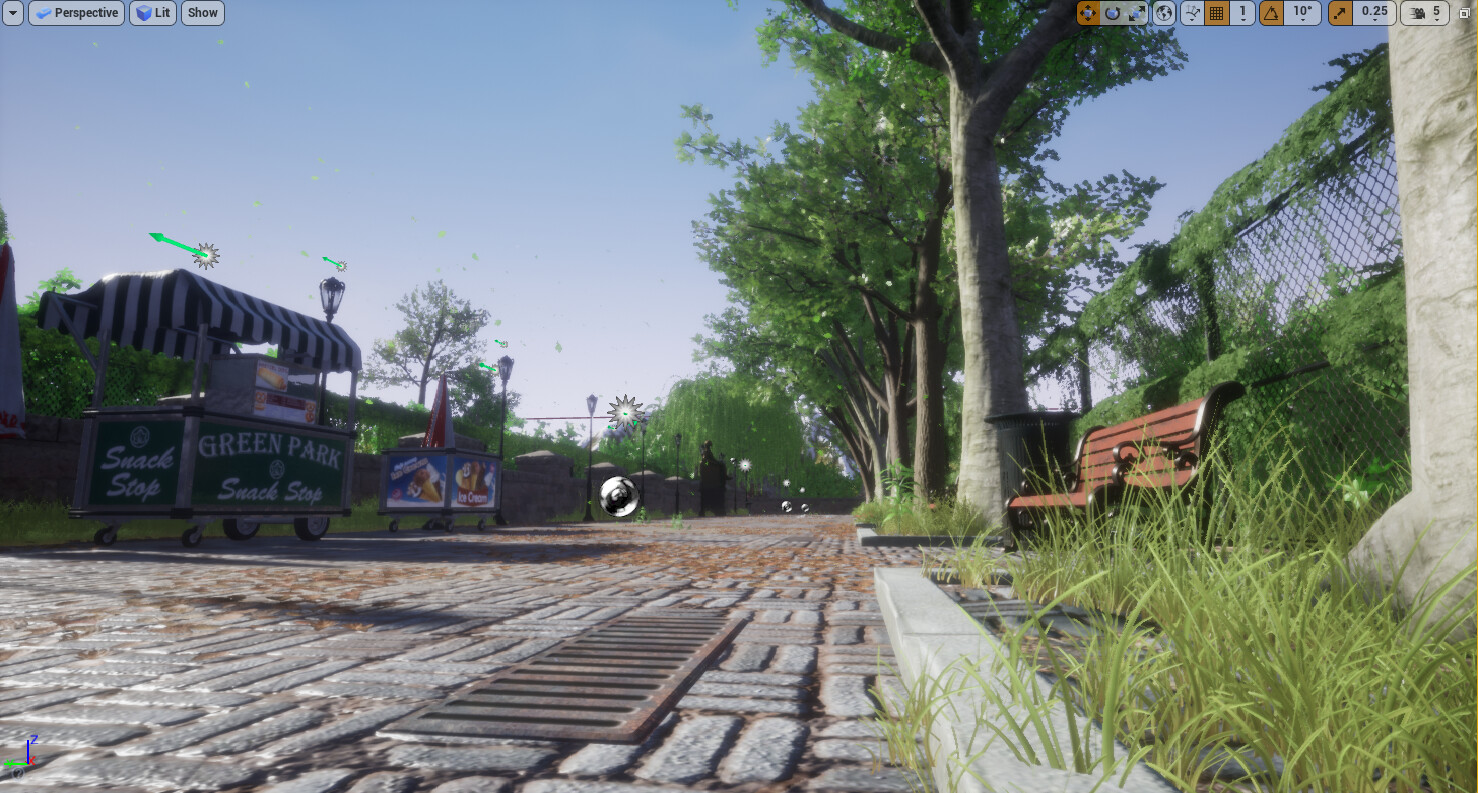 ArtStation - Level Design - Park