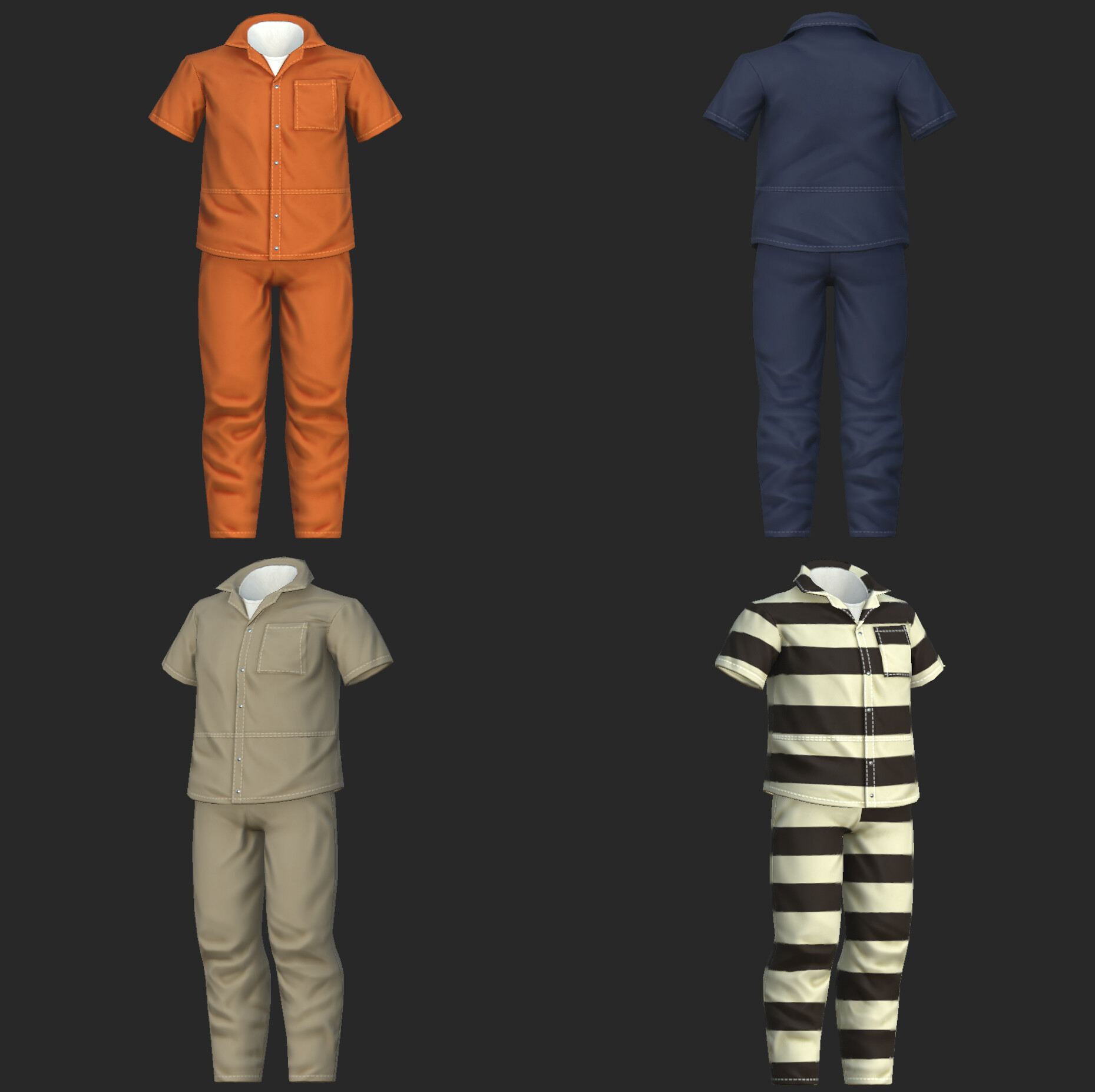 ArtStation - Prison outfit stylized - Frever