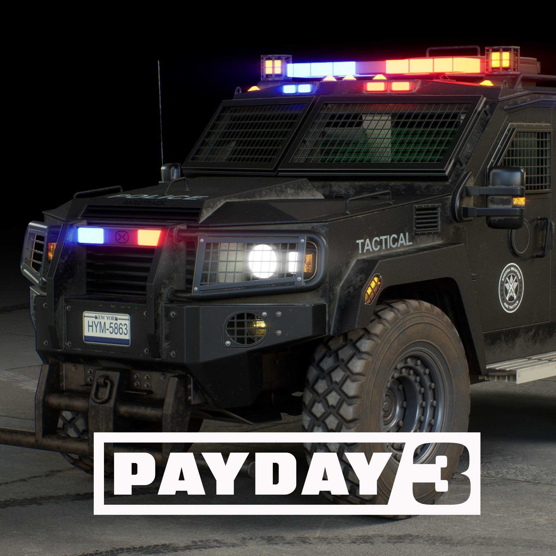ArtStation - PAYDAY 3 - Hardtrack SWAT Vehicle