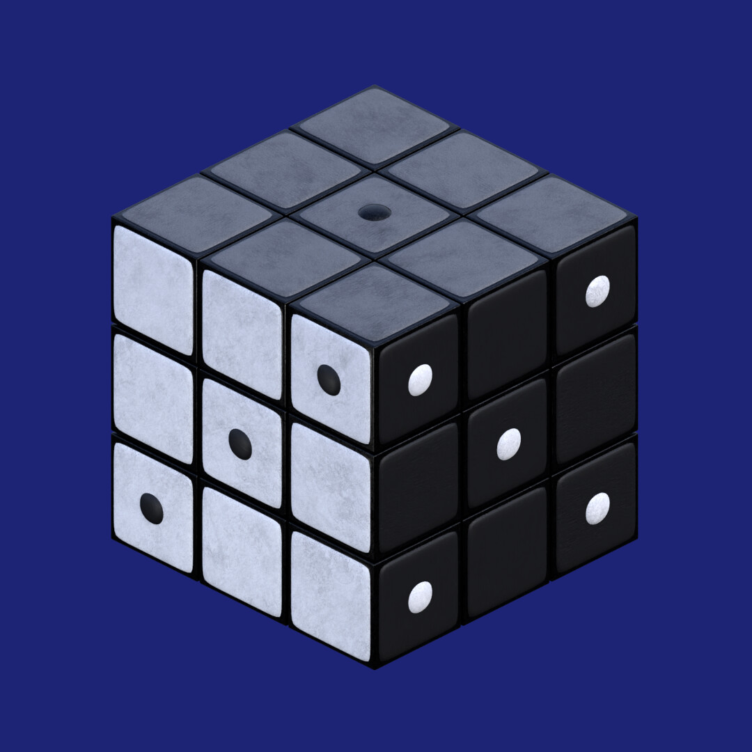 ArtStation - Dice Rubik's Cube