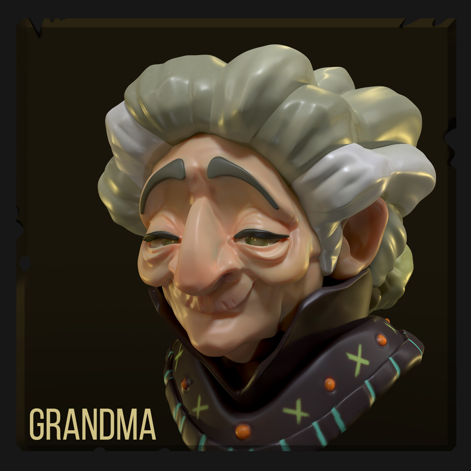 ArtStation - grandma - speedsculpt