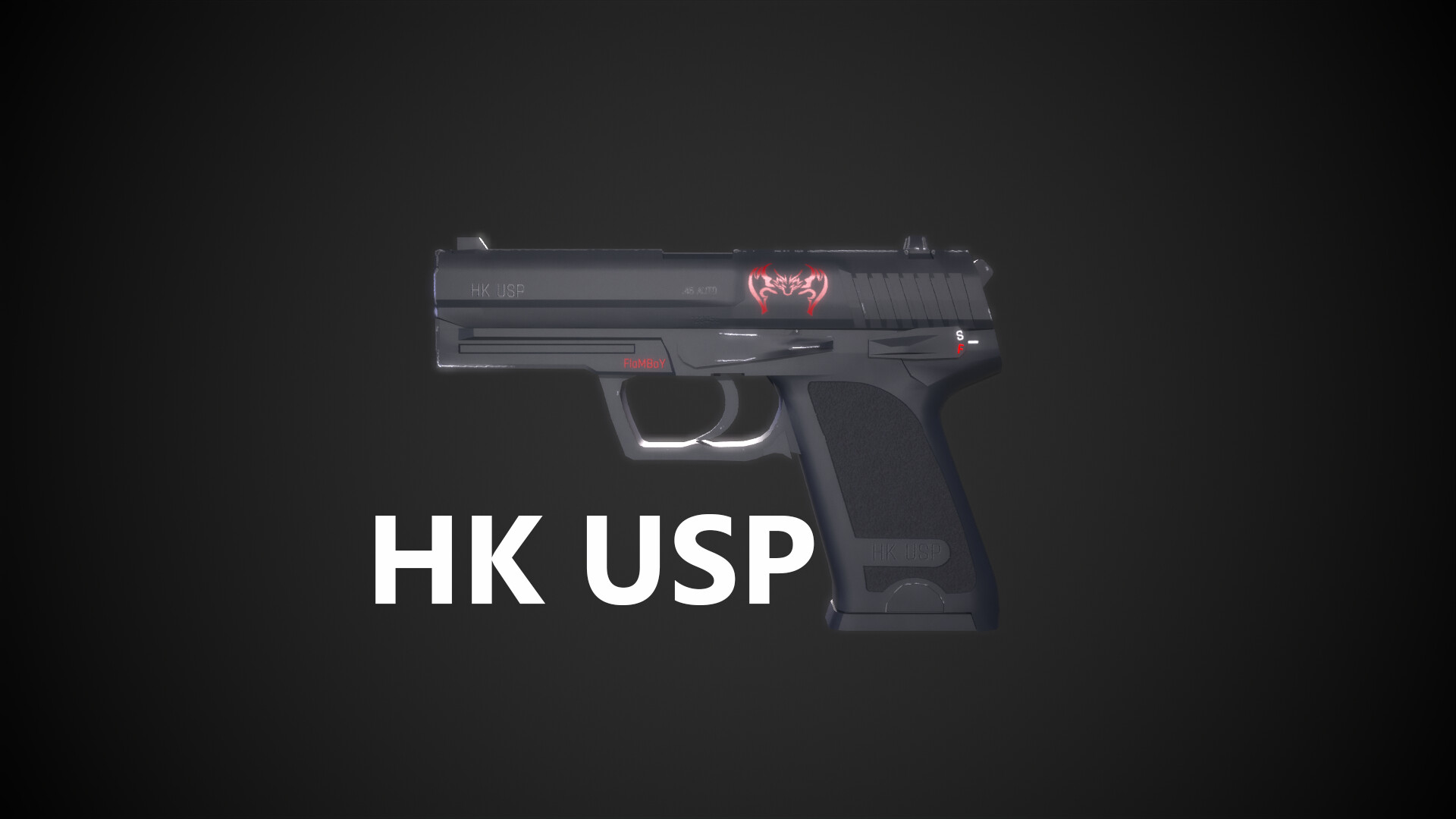 ArtStation - Hk USP pistol 3D model