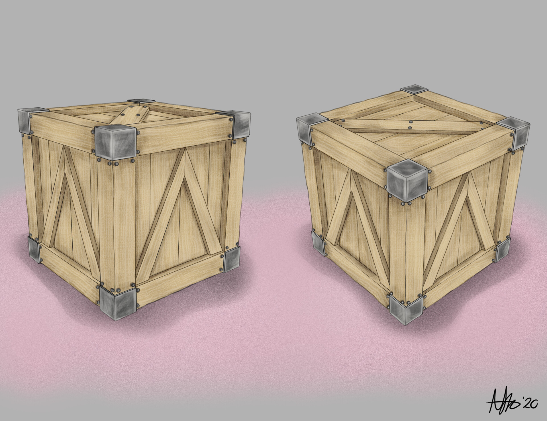 ArtStation - Crate Design