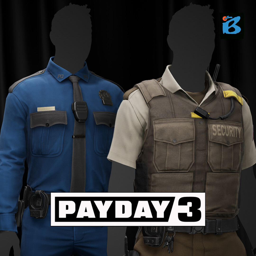 ArtStation - Cop Enemies I PAYDAY 3
