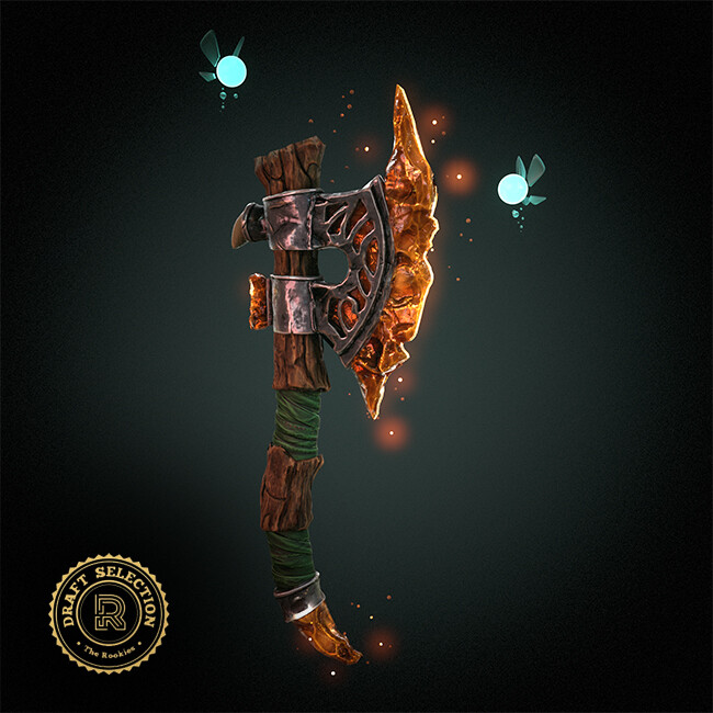 ArtStation - Amber Axe - Stylized Prop