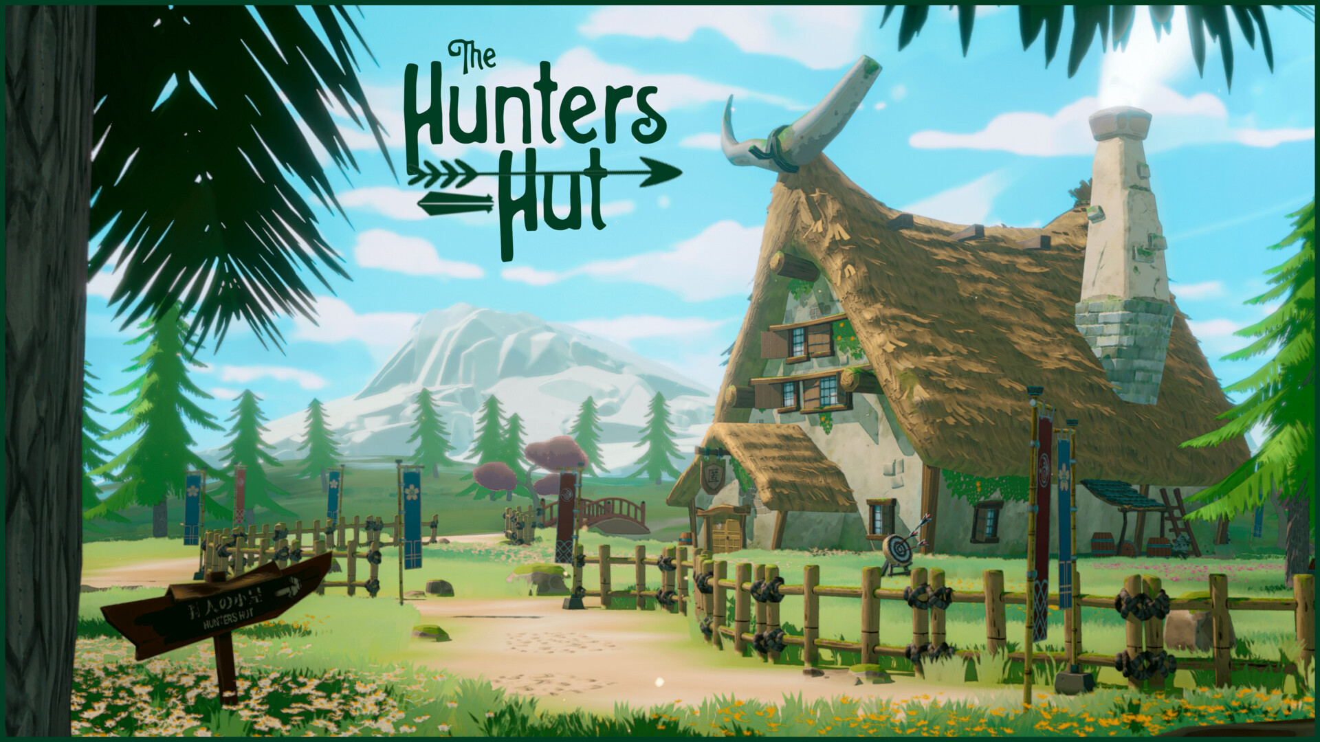ArtStation - The hunter's Hut - Stylized 3D Environment