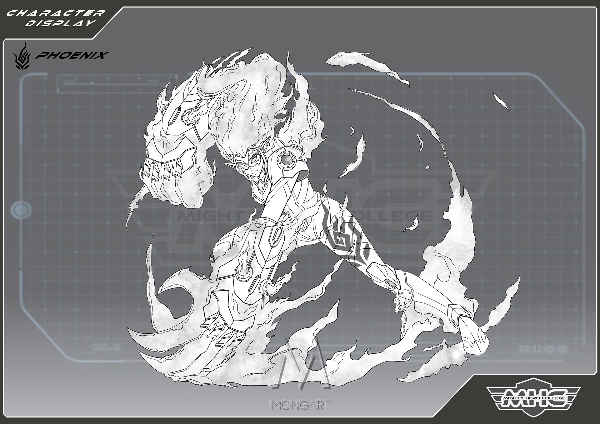 ArtStation - Illustration Project : MHC Character Design II - PHOENIX