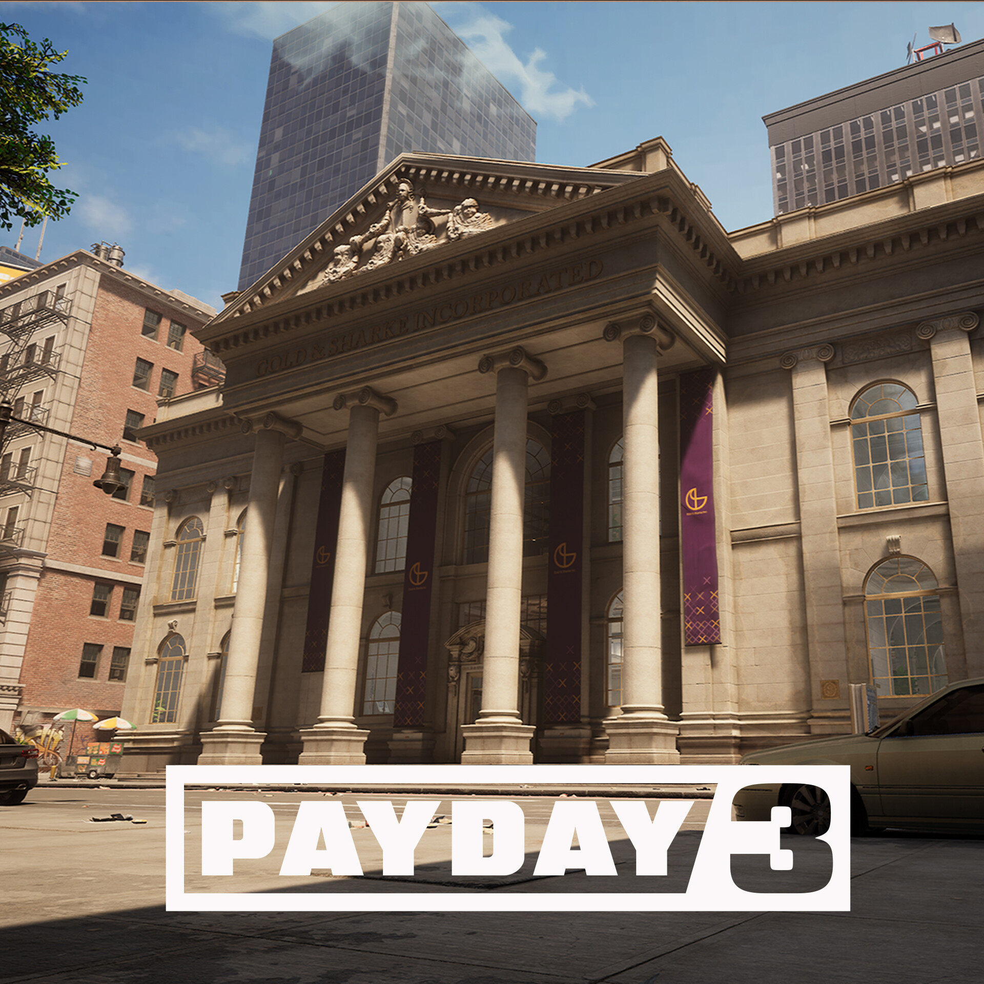 ArtStation - PAYDAY 3 Gold and Sharke Bank