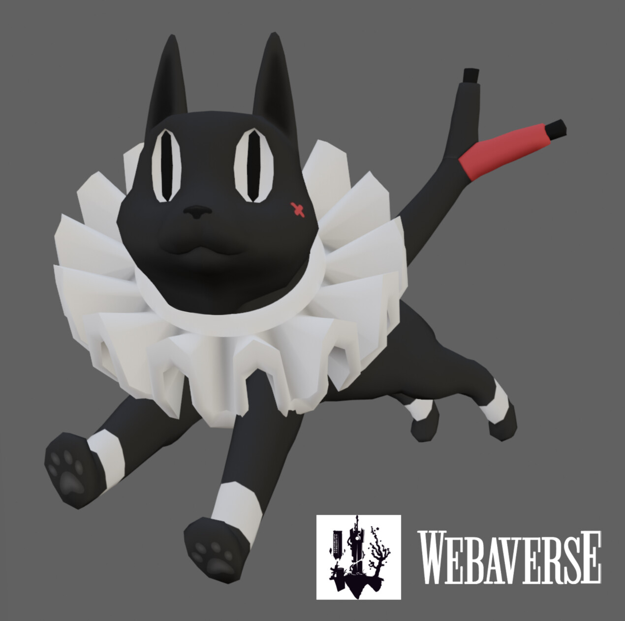 ArtStation - Conductor Cat Pet (Animated)