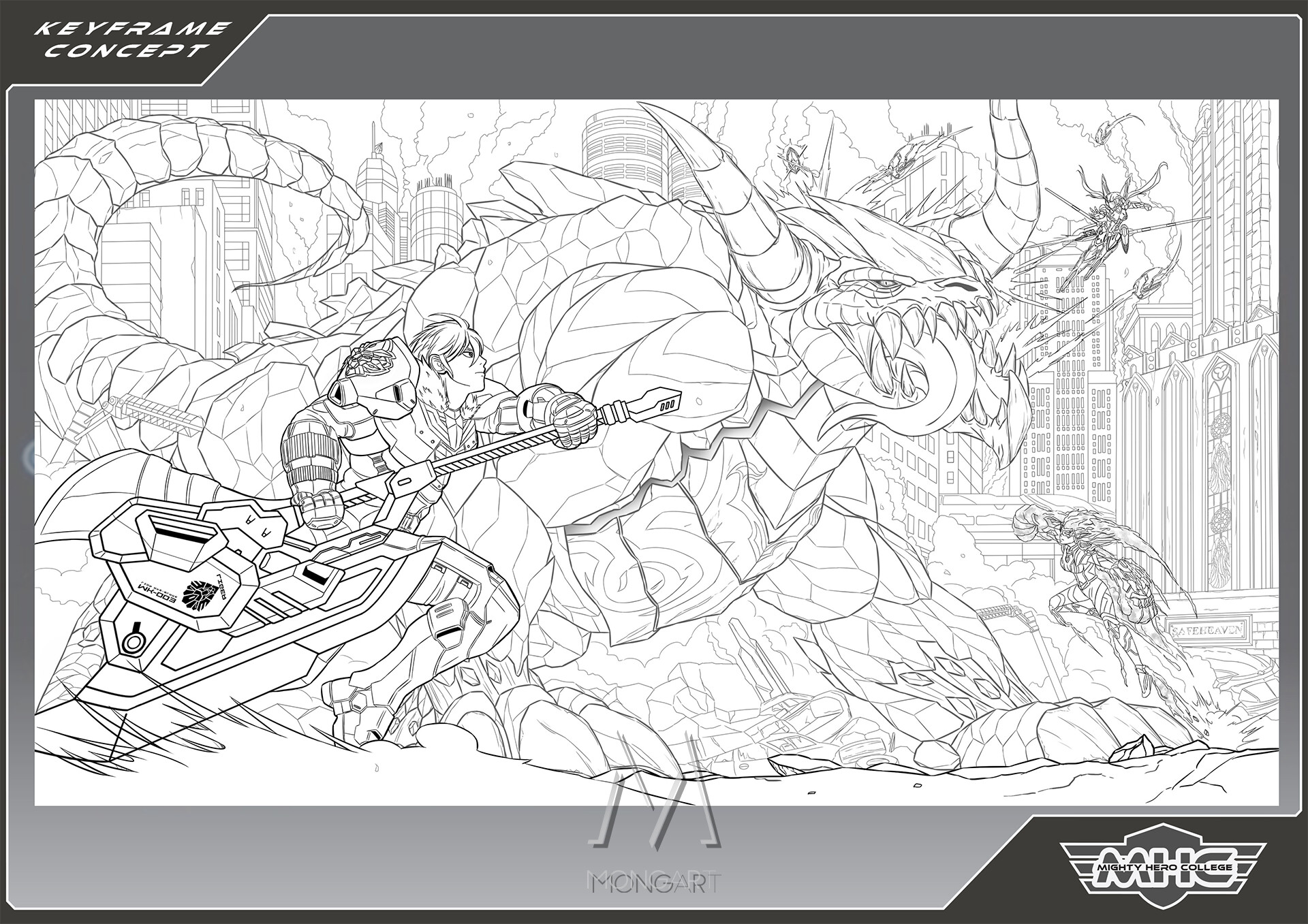 ArtStation - Illustration Project : MHC Keyframe