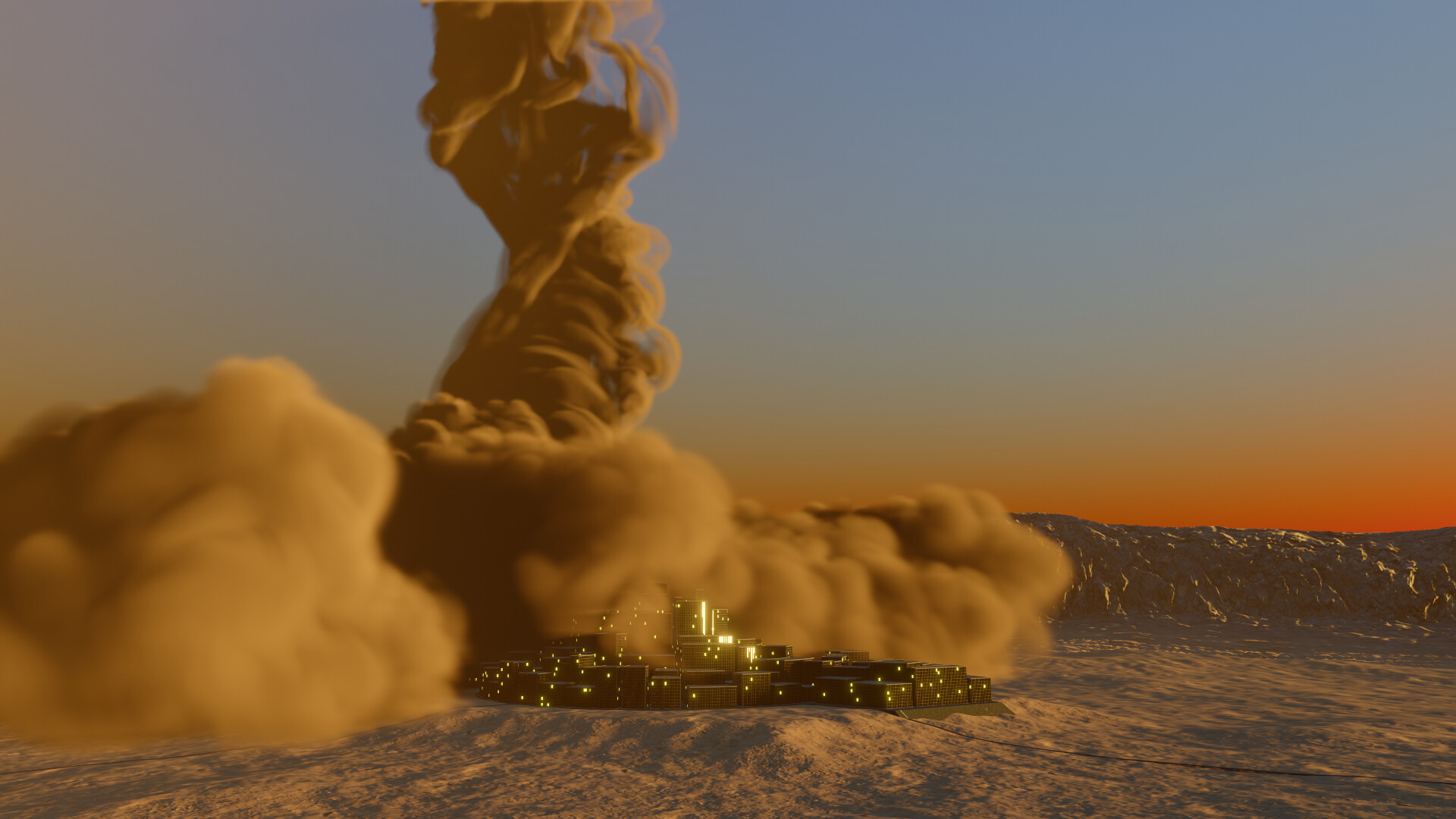 ArtStation - Sandstorm disaster