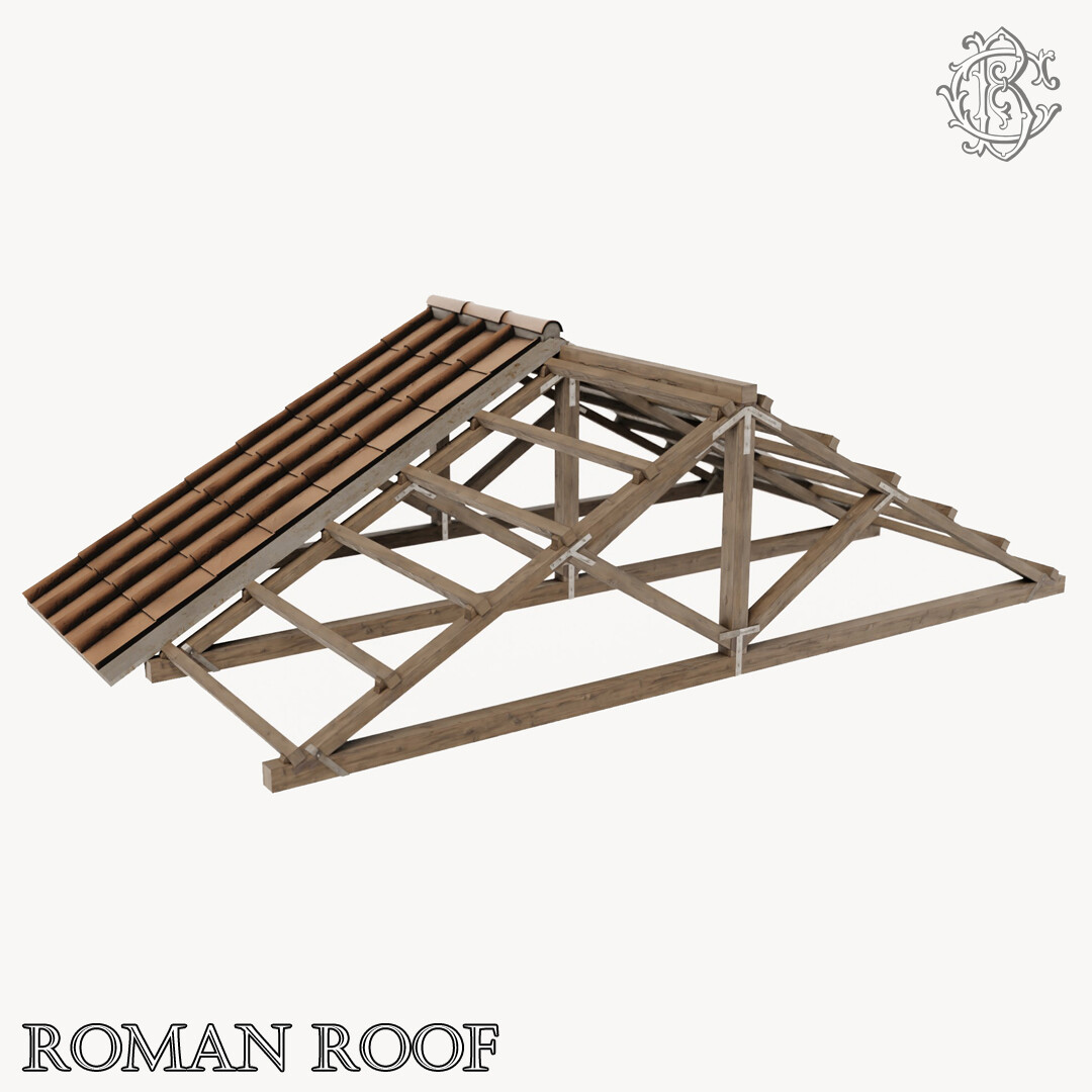 ArtStation - Roman Roof