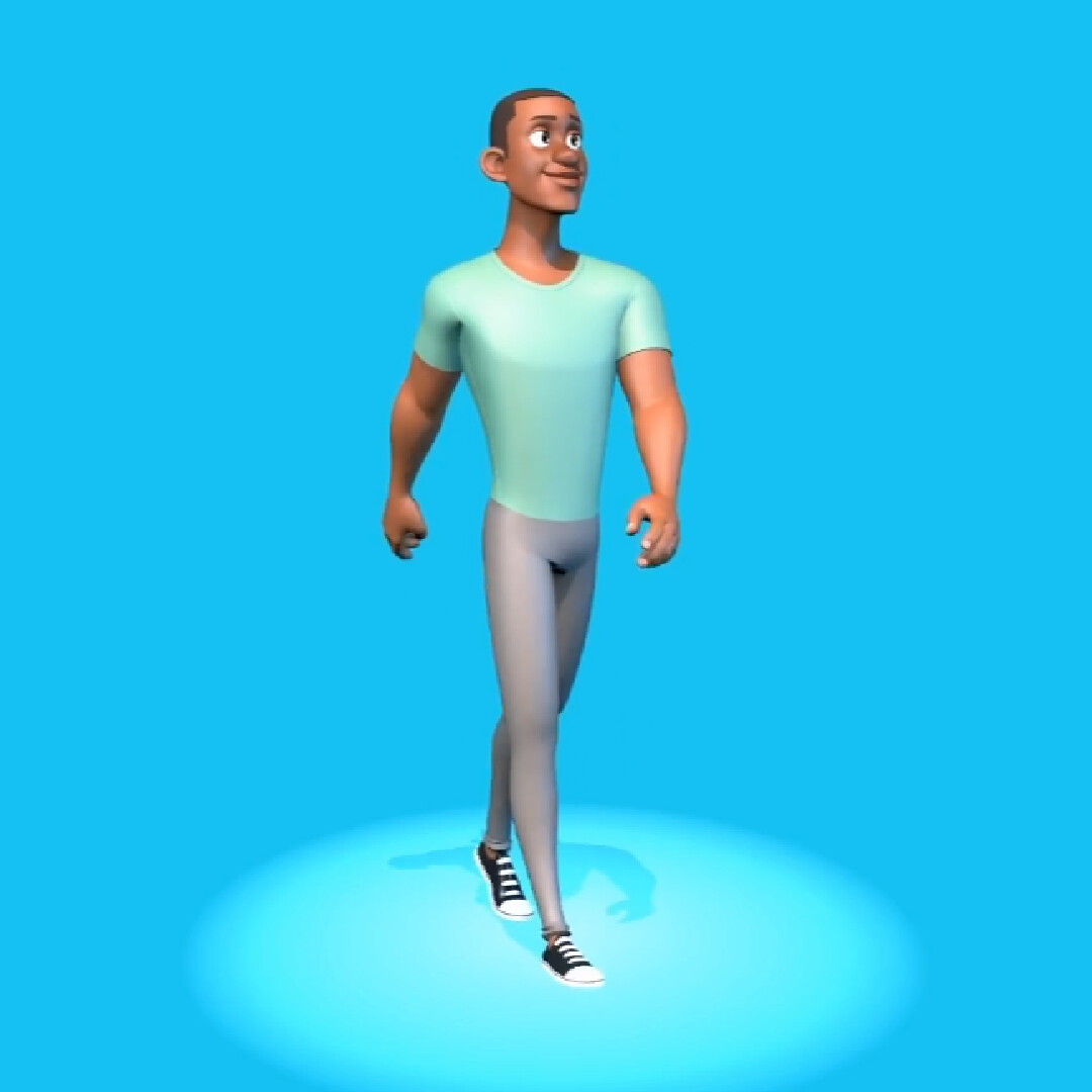 ArtStation - Walk Cycle Animation