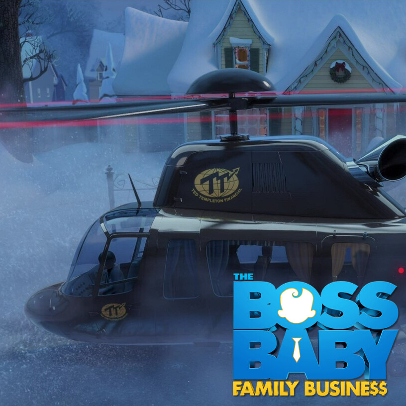 ArtStation - Boss Baby 2 Helicopter