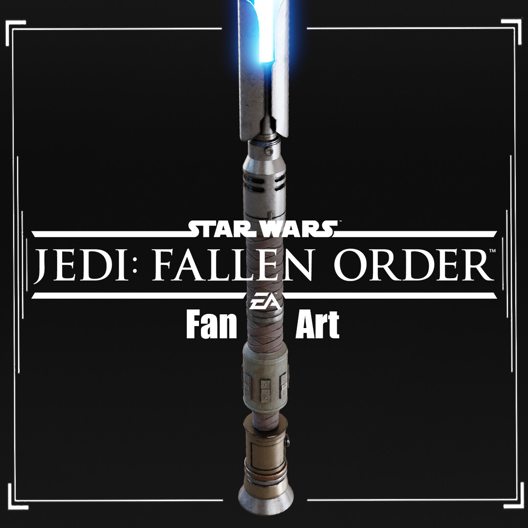 ArtStation - Cal Kestis' Lightsaber - Star Wars: Jedi Fallen Order (Fan Art)