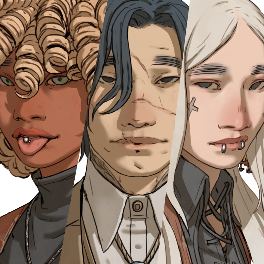 ArtStation - Portrait Practice (October 2023) + Misc. Art Dump