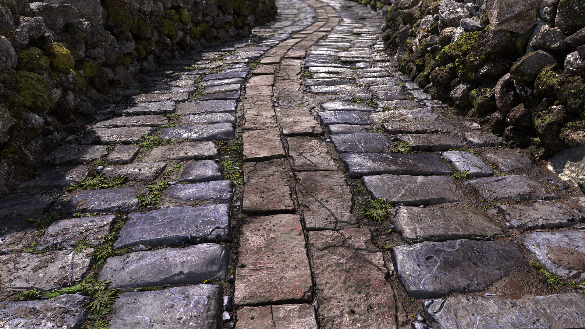 ArtStation - Flagstone_road