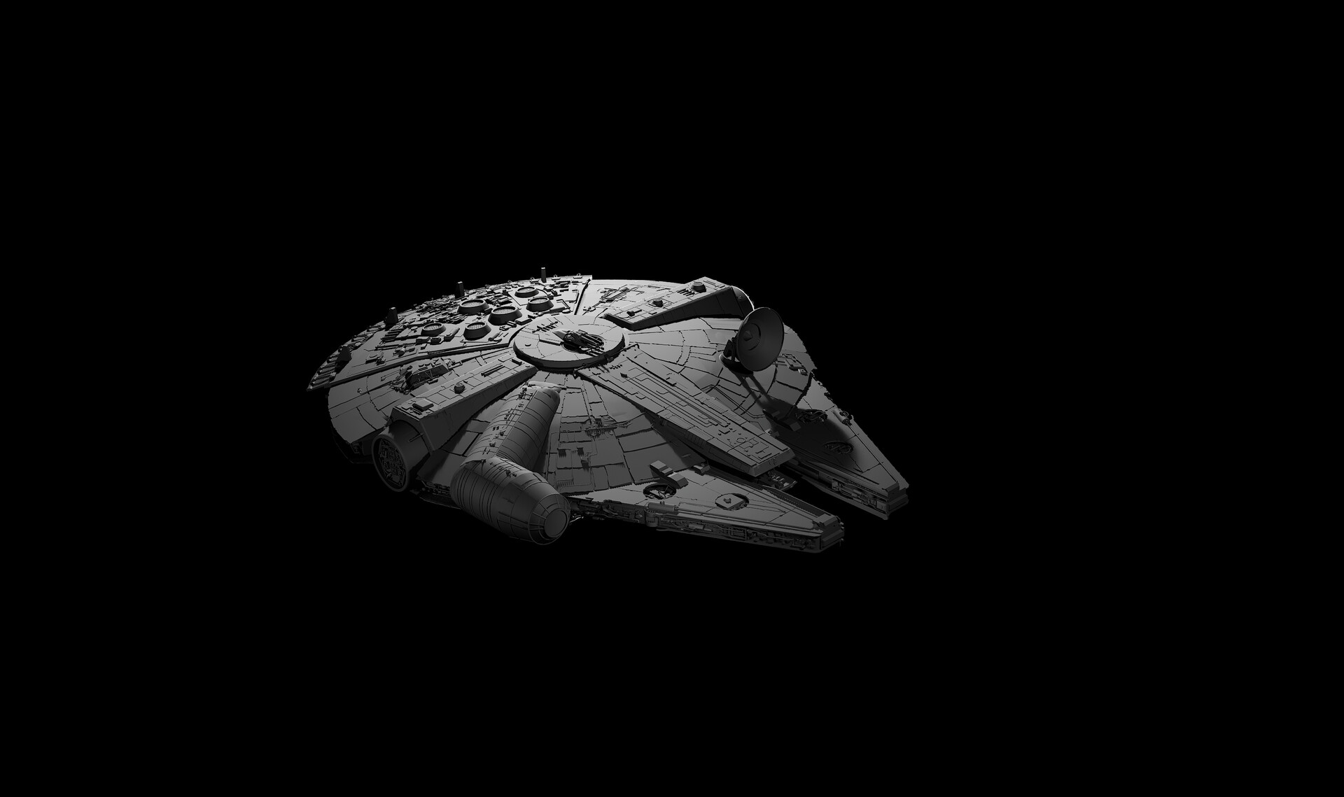 ArtStation - Millennium Falcon