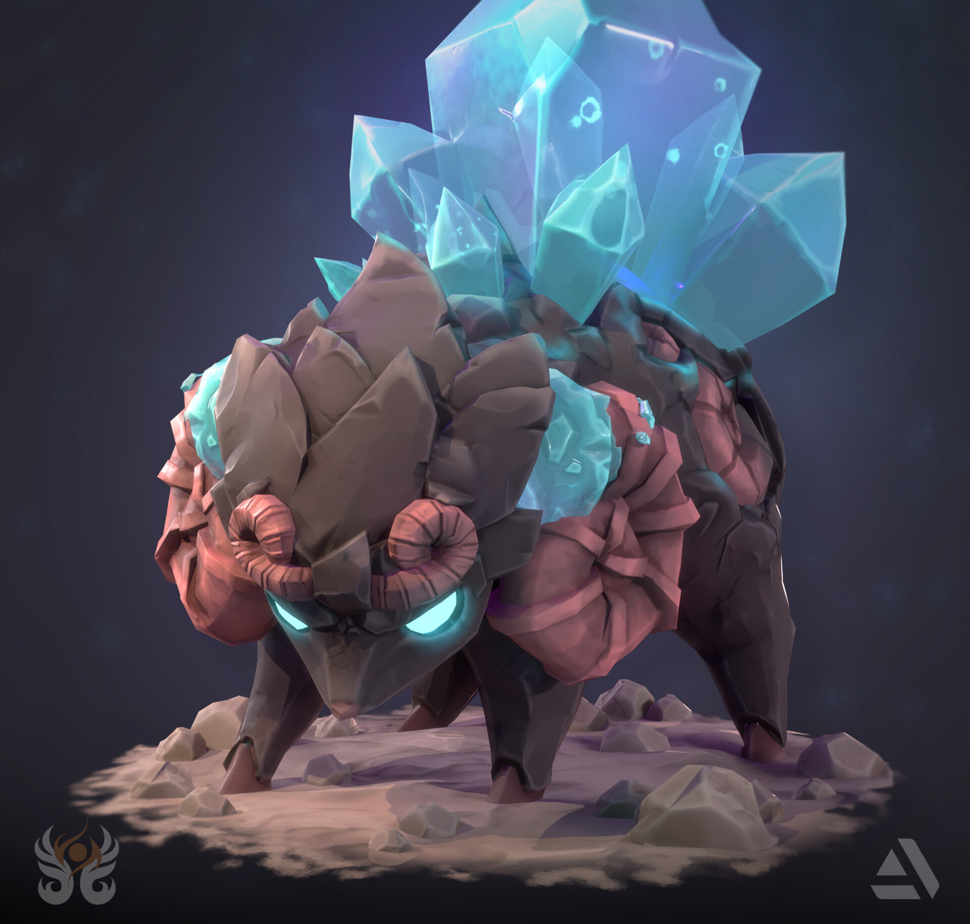 ArtStation - Crystal Cave Goat