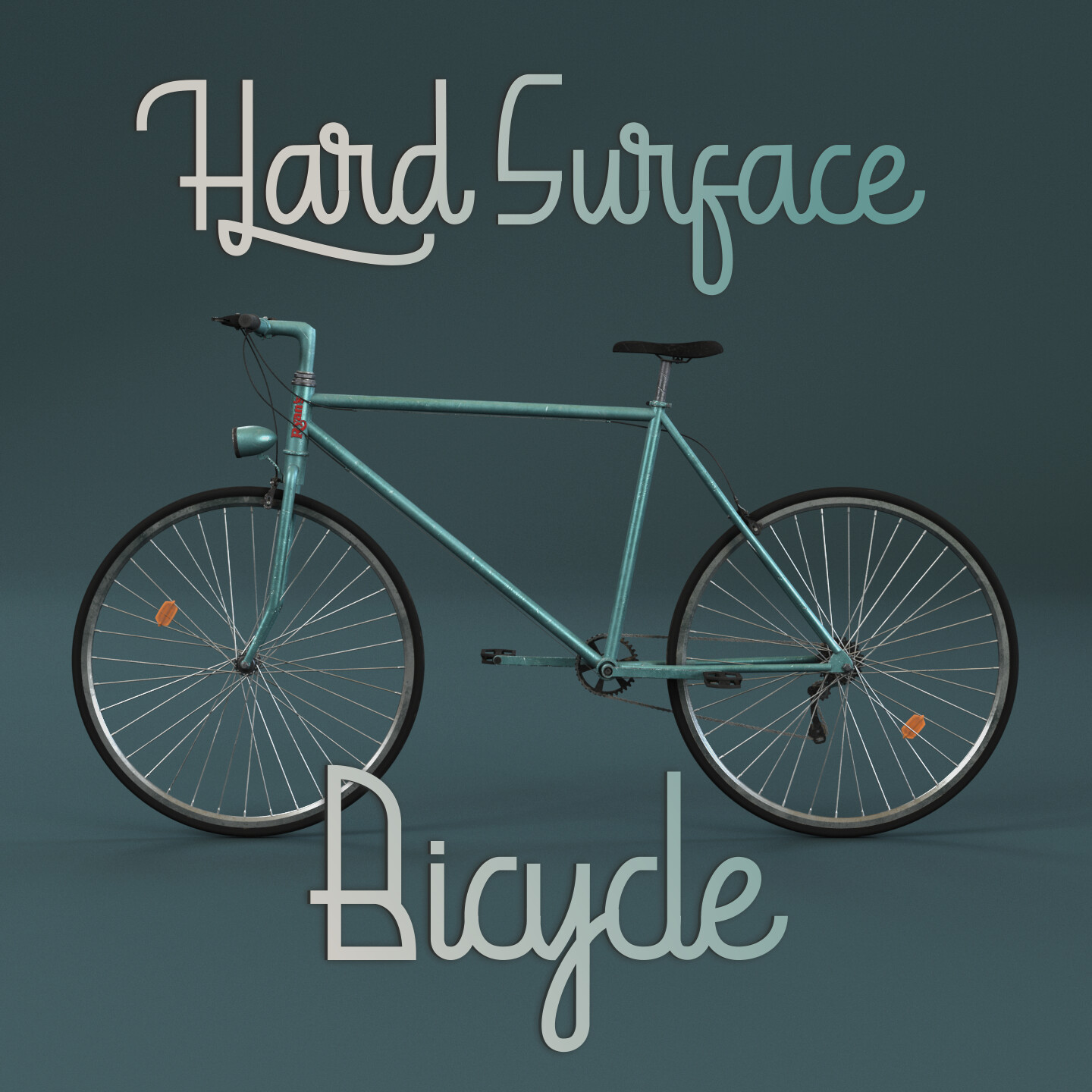 ArtStation - Bicycle - 3D Hard Surface Model