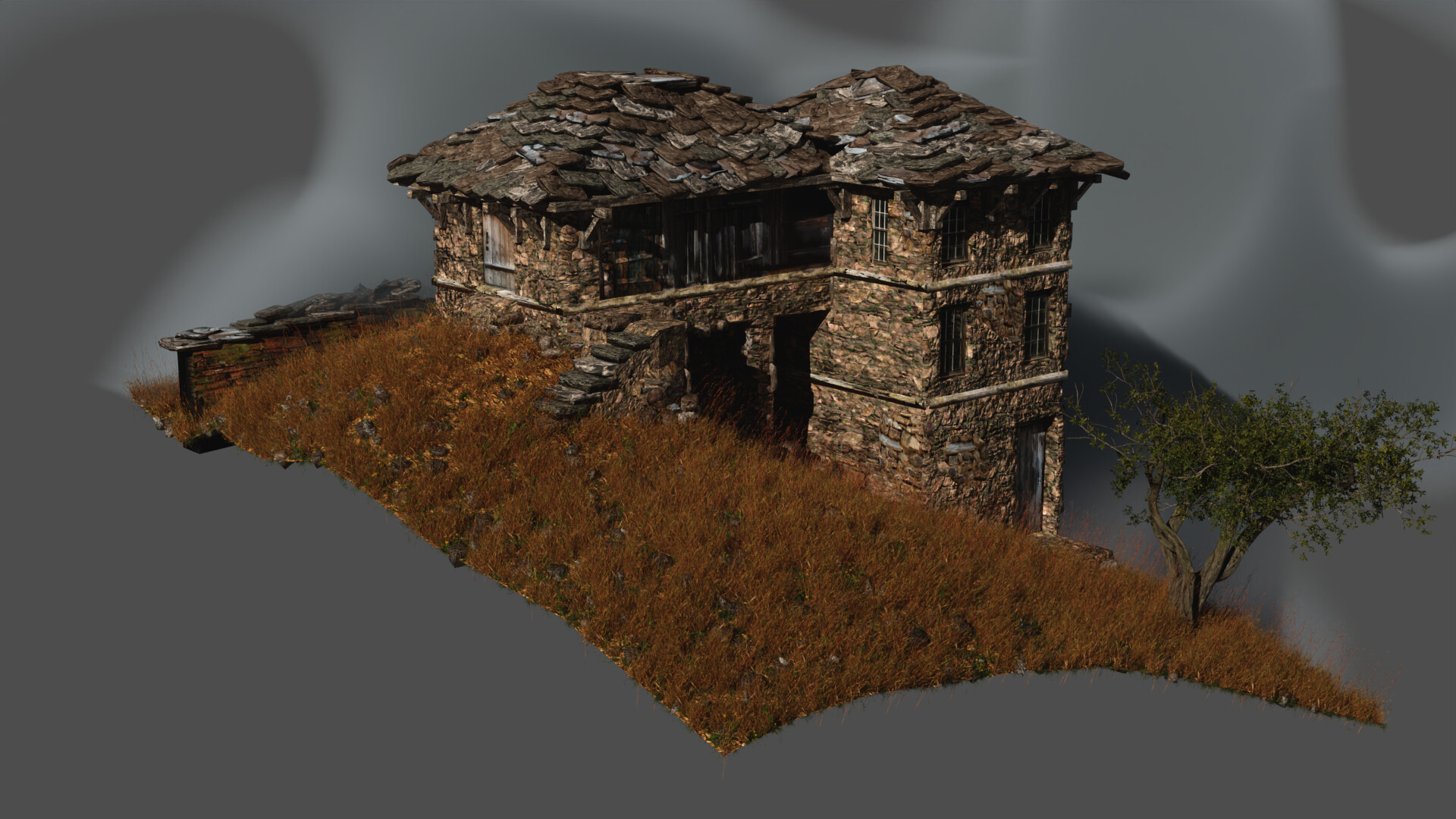 ArtStation - Old Stone House in Bulgaria