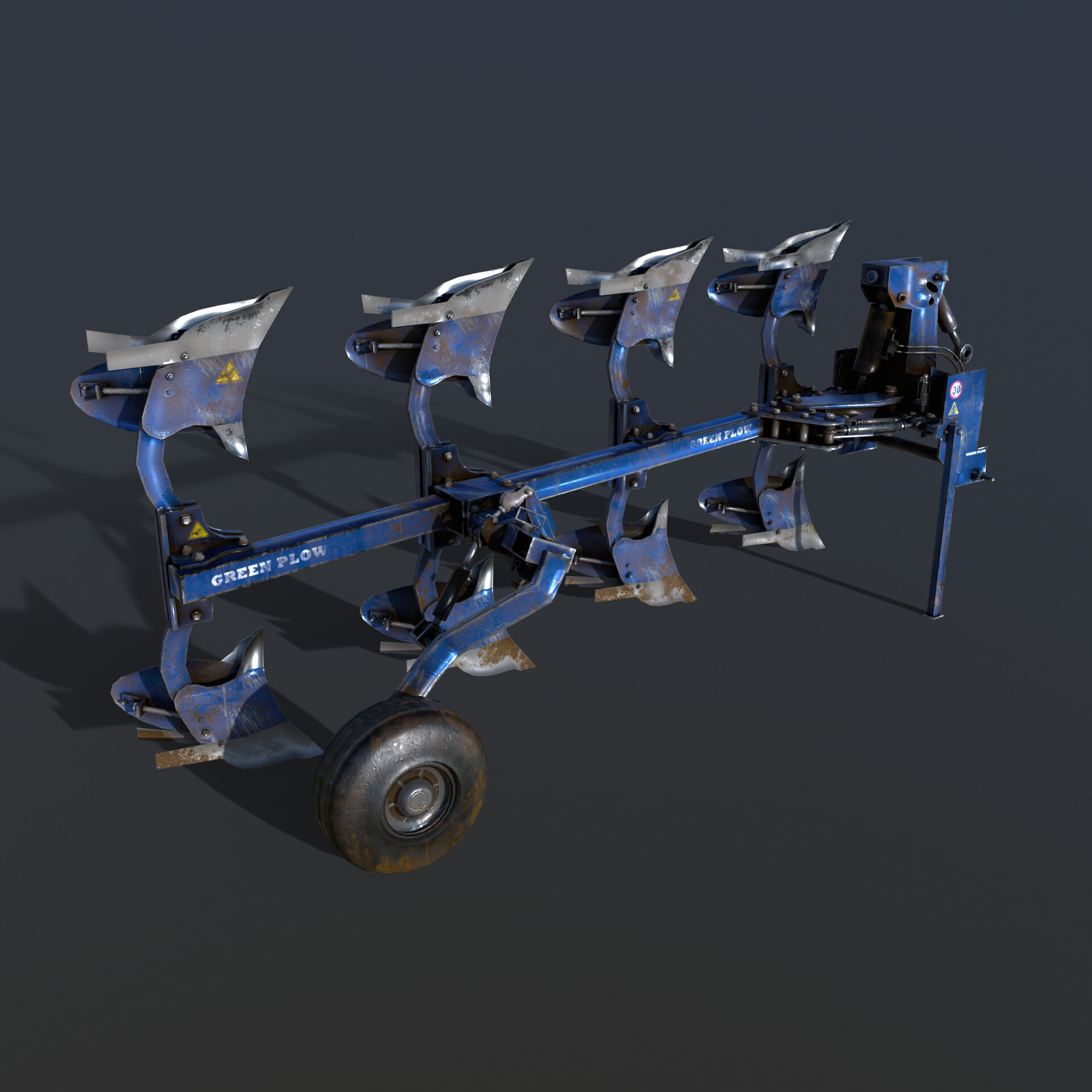 ArtStation - Mechanical Rotary Plow