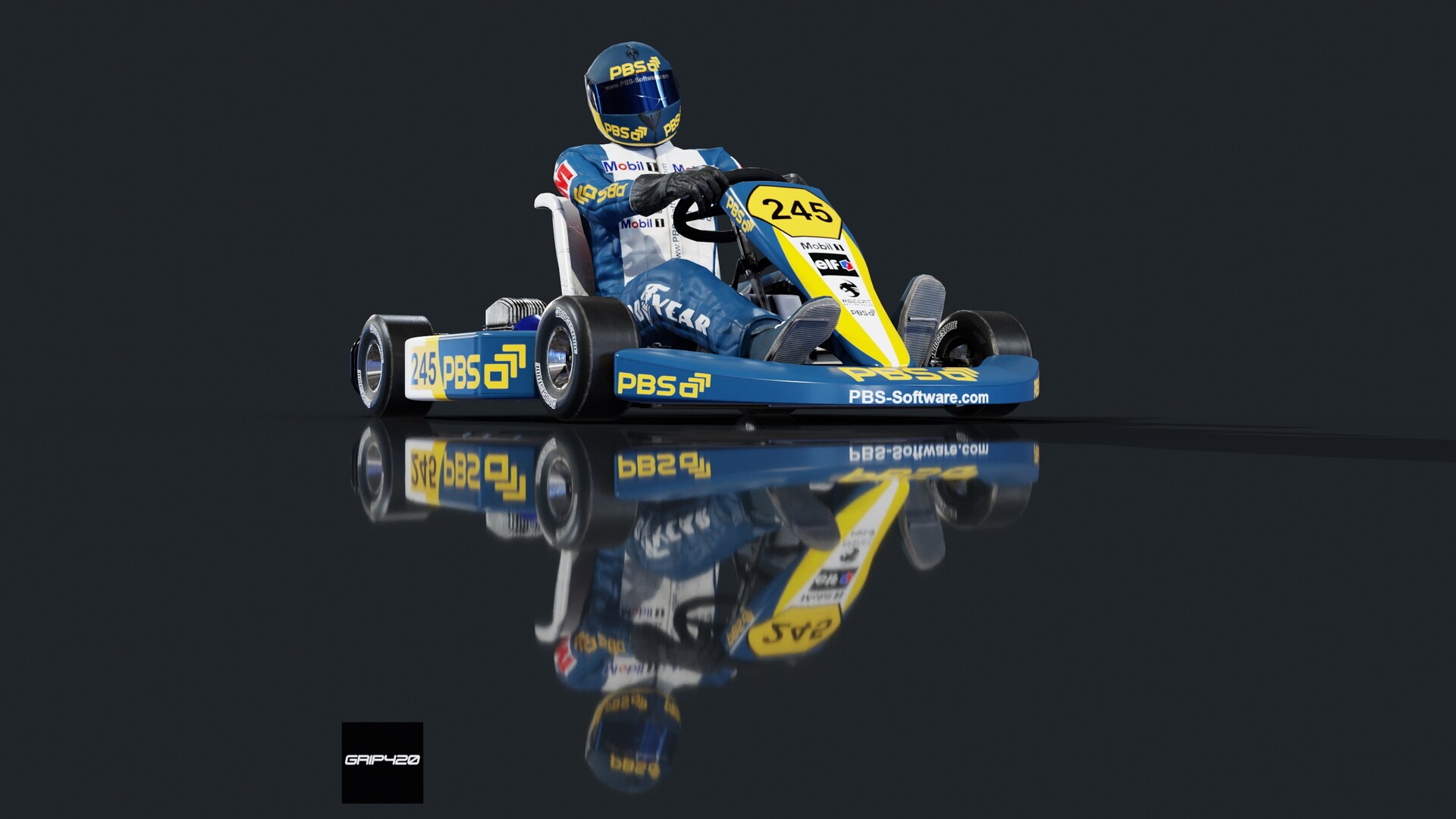 ArtStation - Go Kart + Race Driver