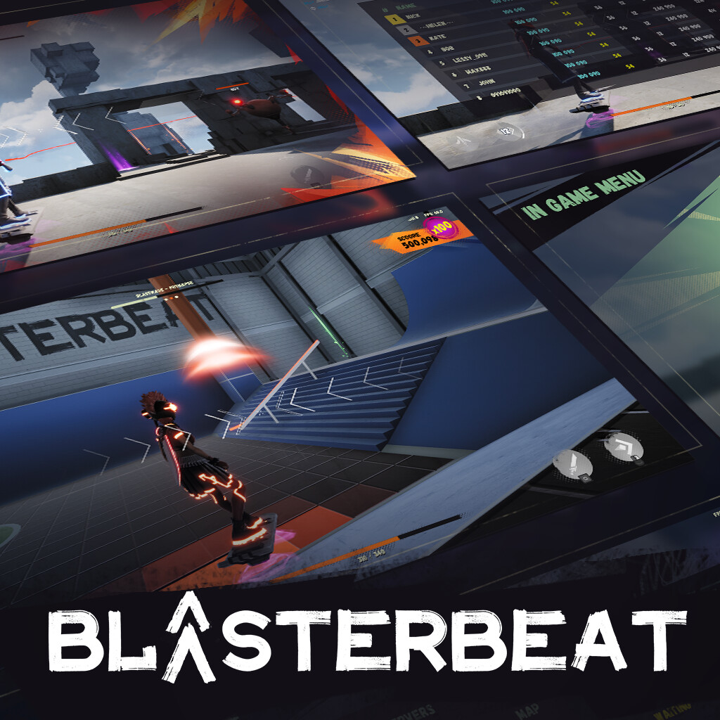 ArtStation - BLASTERBEAT: UI HUD & InGame Elements