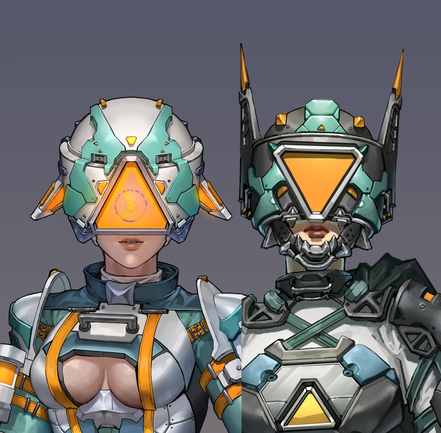 ArtStation - Sf concept girl