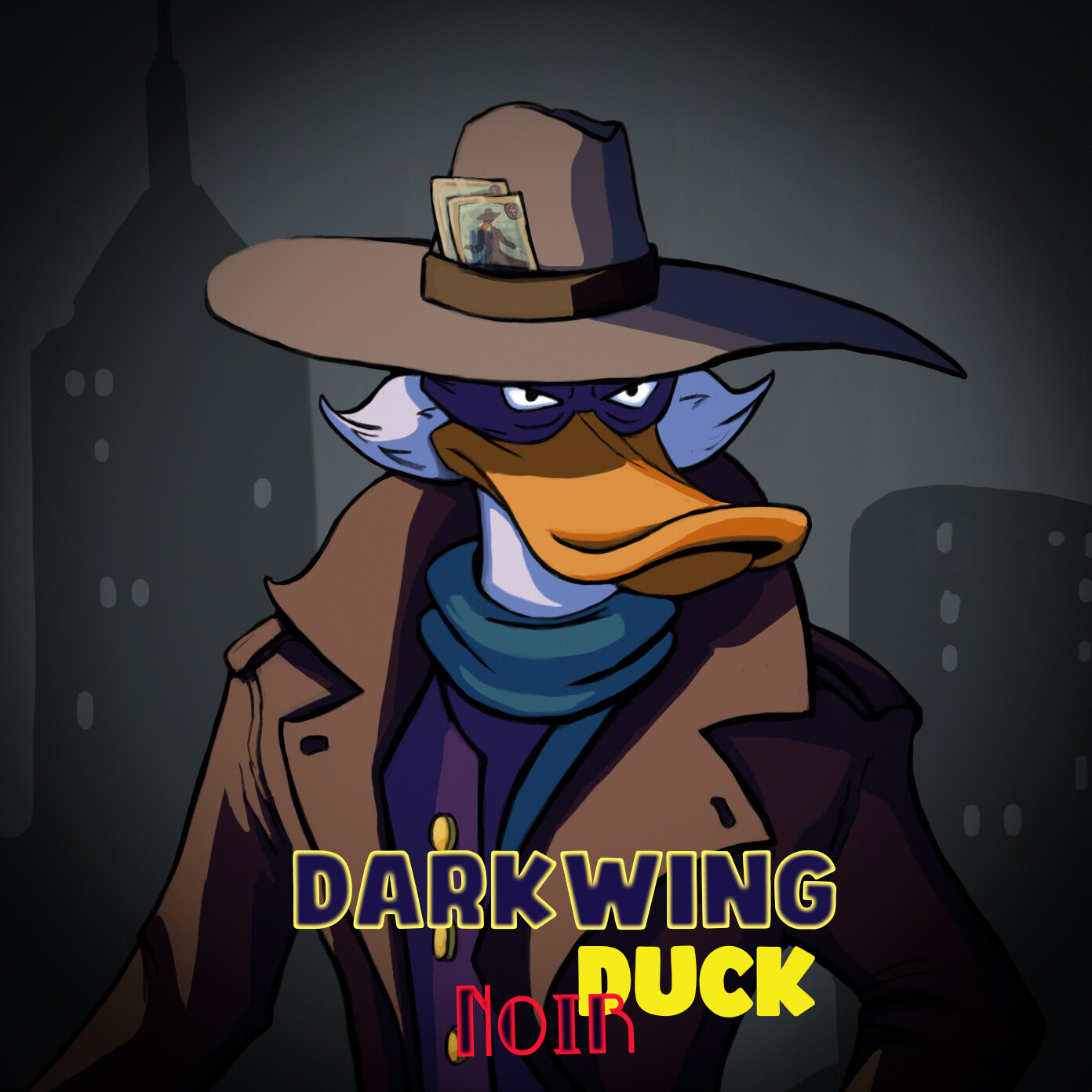 ArtStation - Darkwing Redesign (Darkwing Duck)