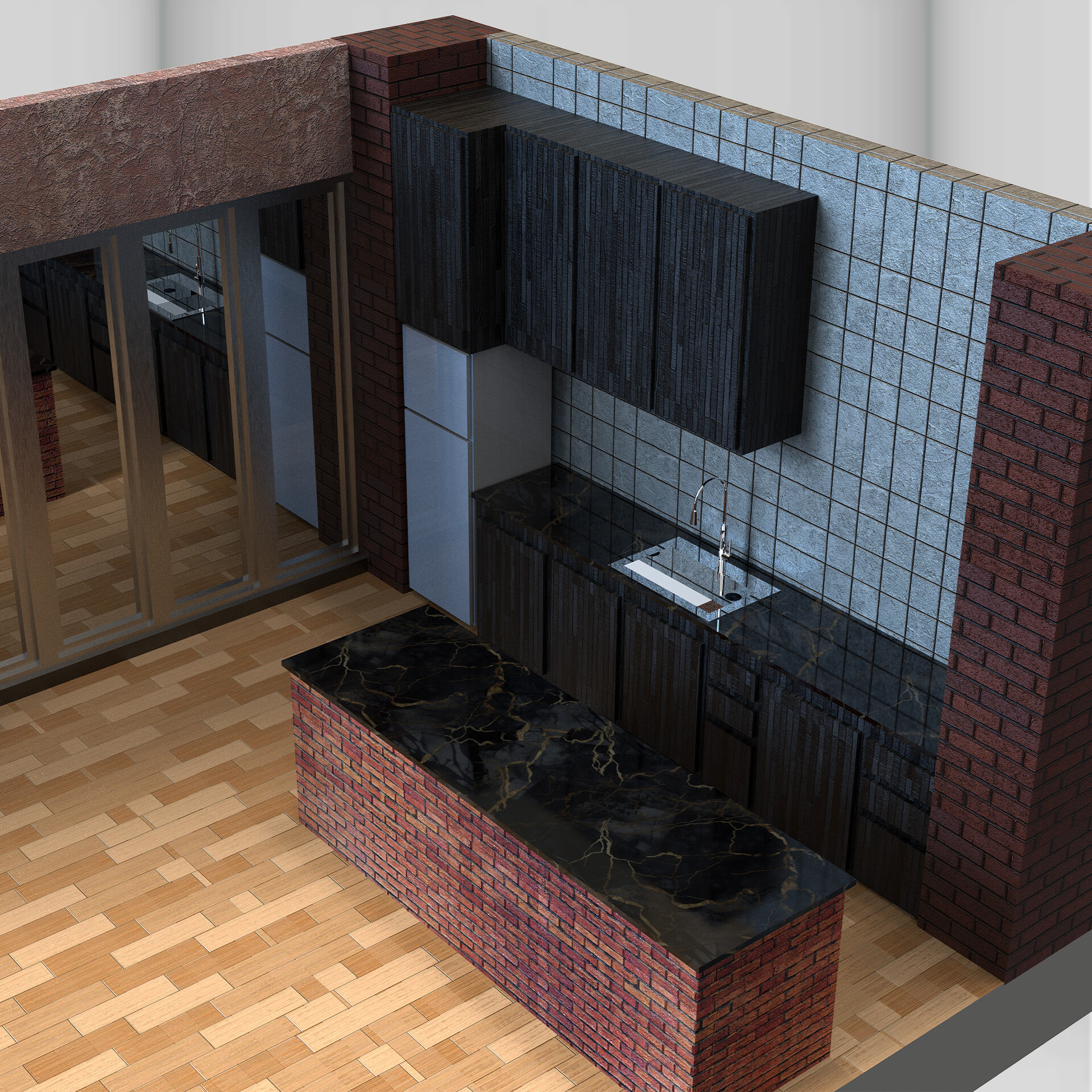 ArtStation - Kitchen Design Model